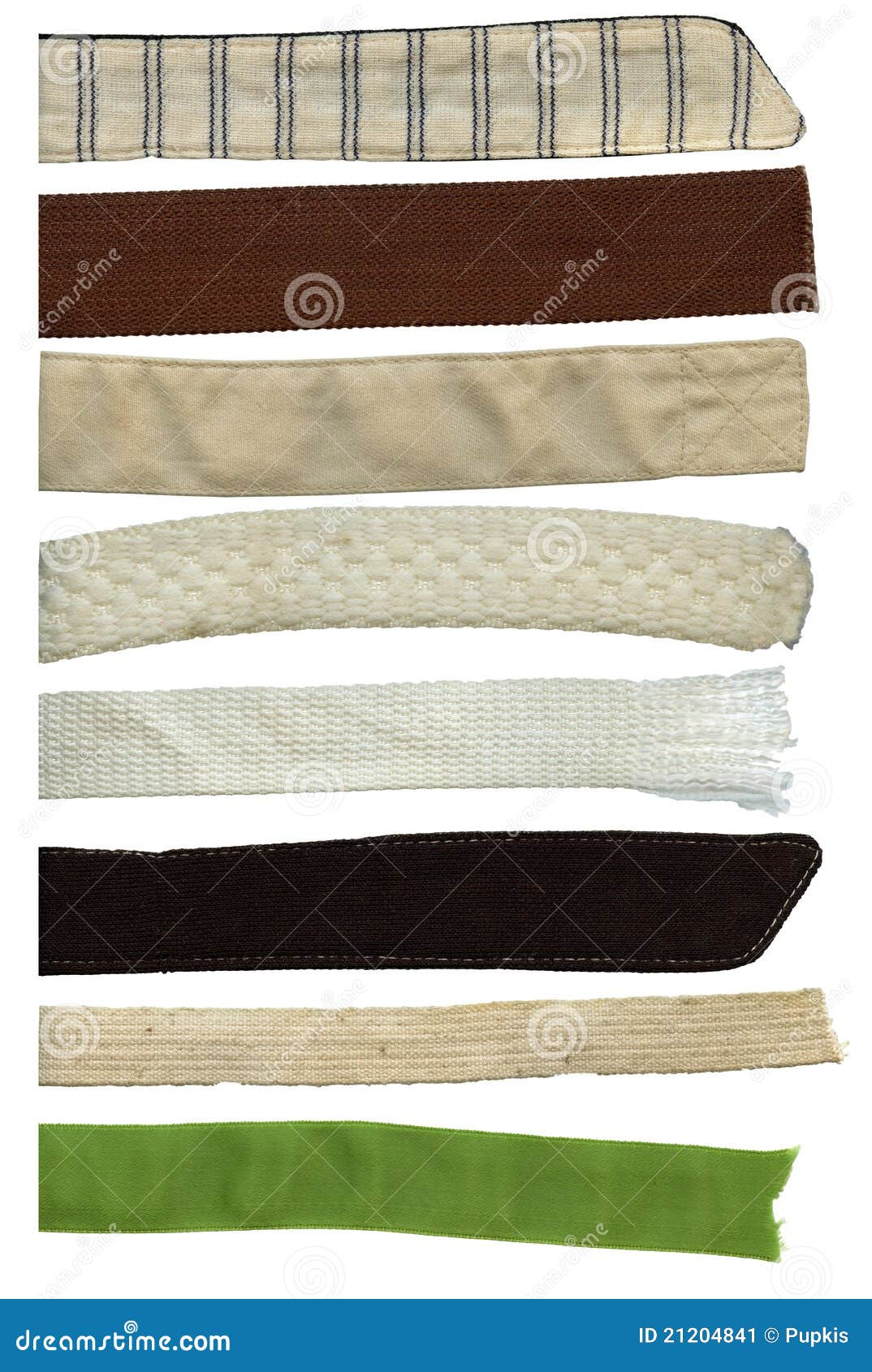 Textile stripes set stock image. Image of ribbon, paper - 21204841