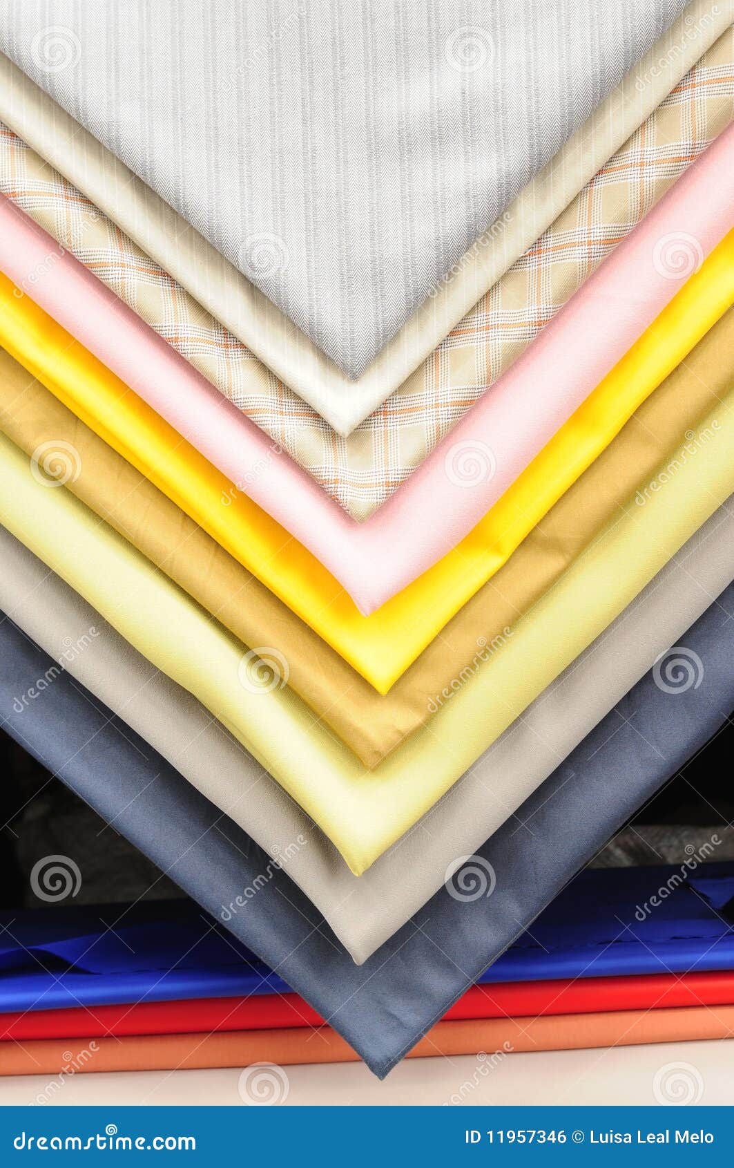 Textile swatches stock photo. Image of linen, cropped - 11957346