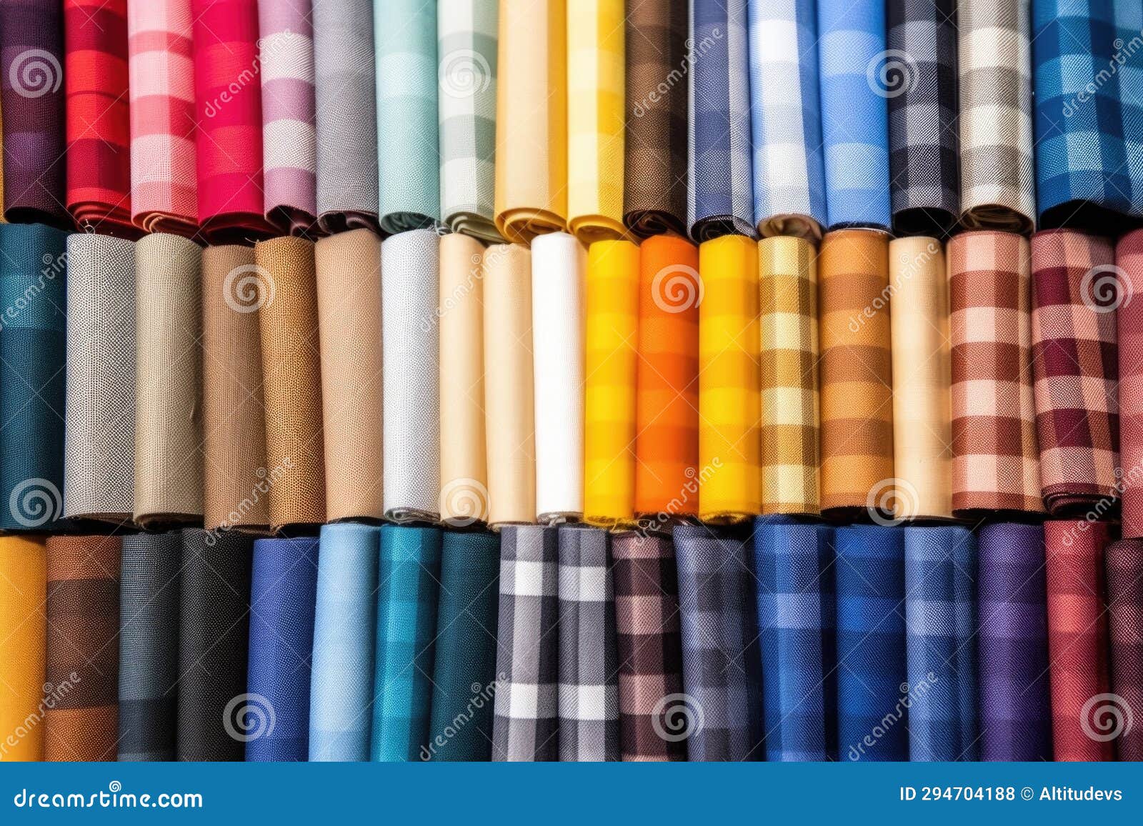 Textile Swatches Arranged for Quality Check Stock Photo - Image of ...