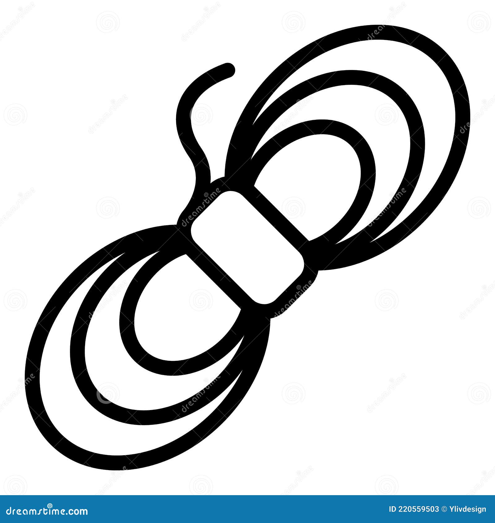 Textile Thread Icon, Outline Style Stock Vector - Illustration of ...