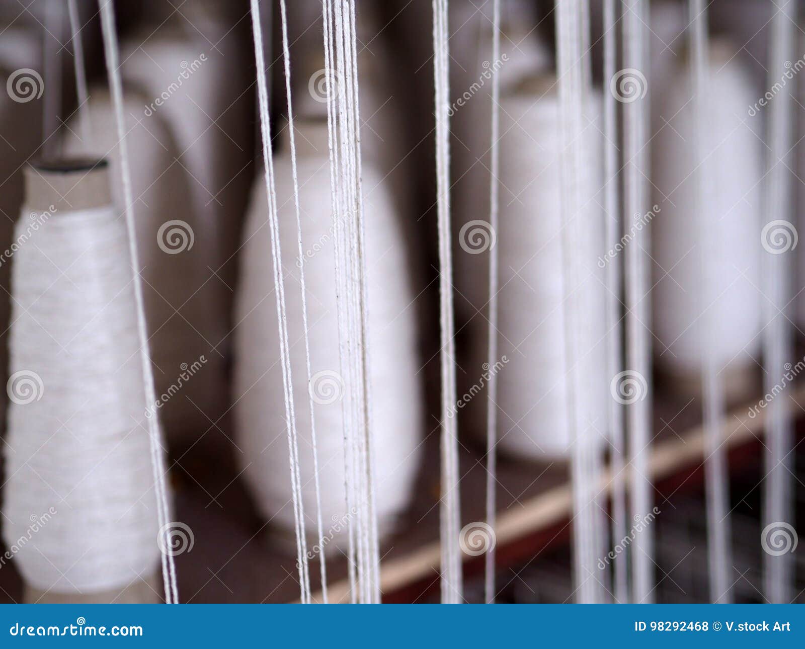 Textile Threads Industry Spoon Close Up Stock Photo - Image of bobbin ...