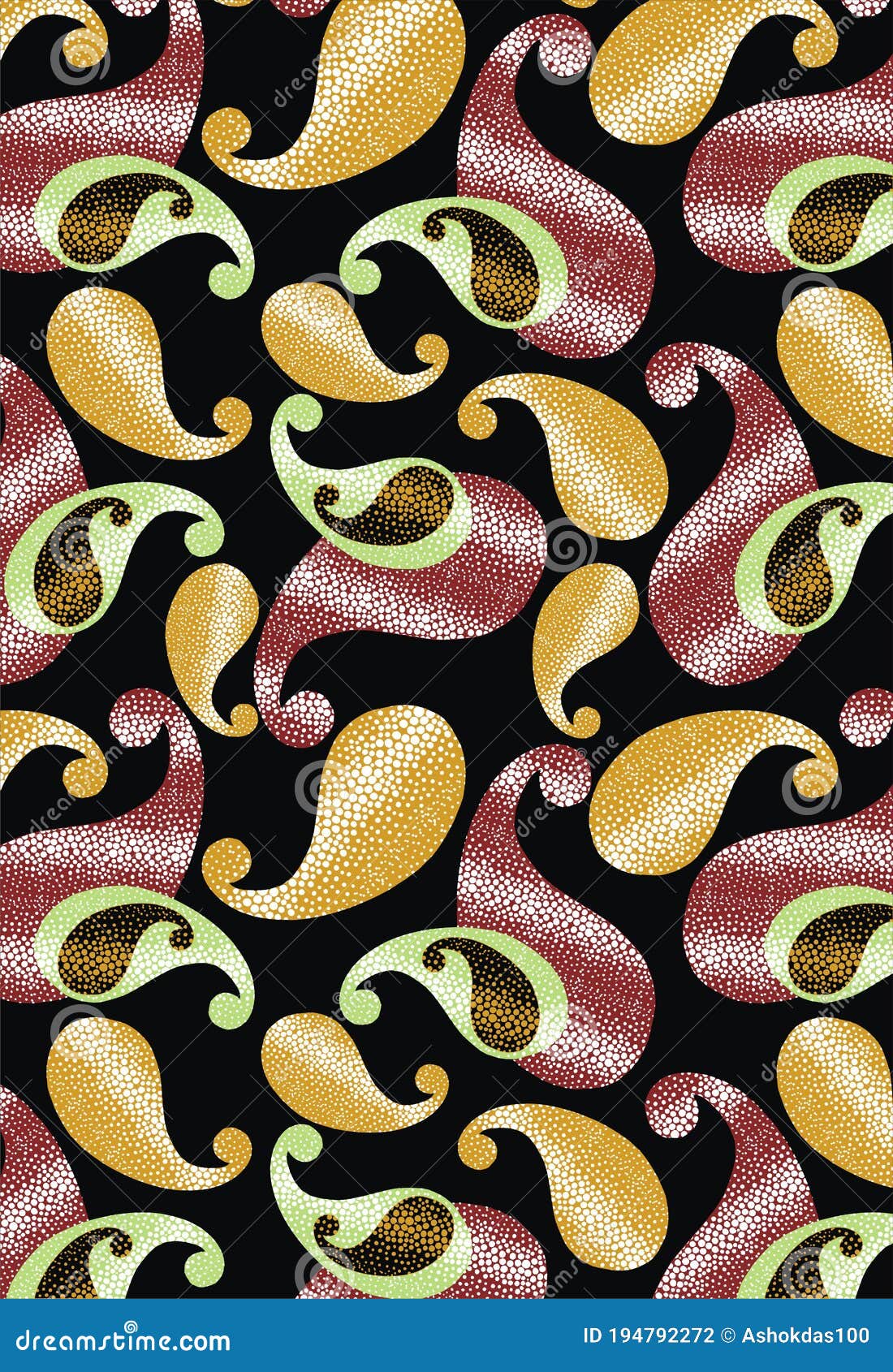 TEXTILE TRADITIONAL ALLOVER MANGO PATTERN DESIGN ART FOR FABRIC Stock ...