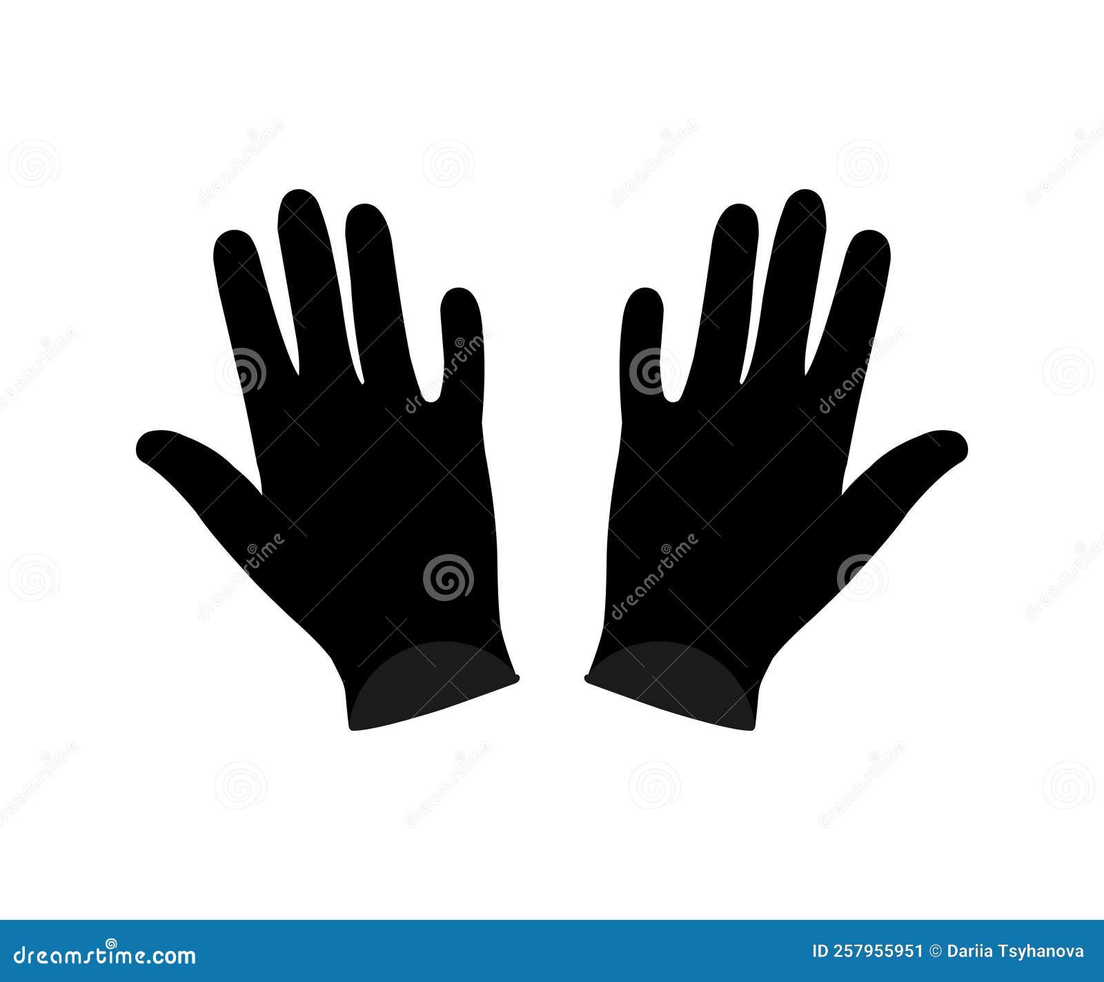 Textile Work Gloves, Protective Gloves Logo Design. Premium Quality ...