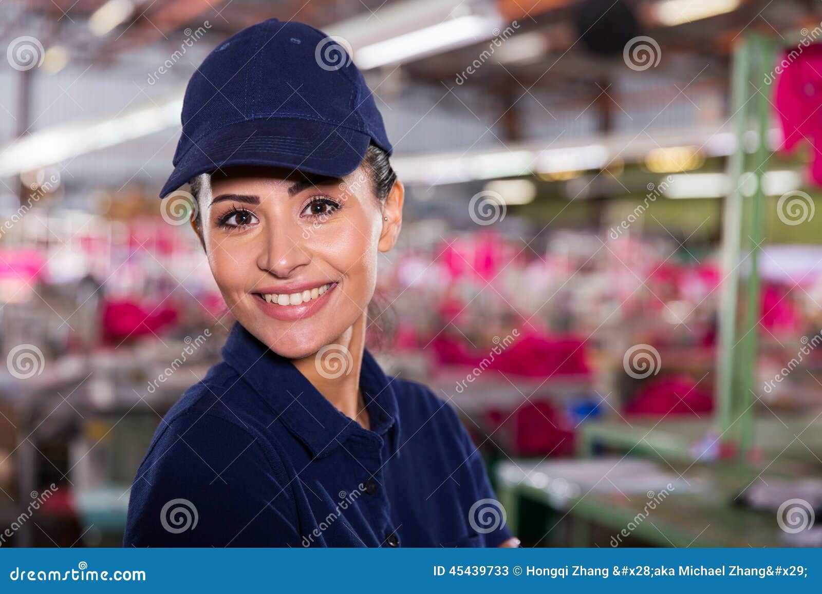 Textile worker portrait stock image. Image of collar - 45439733