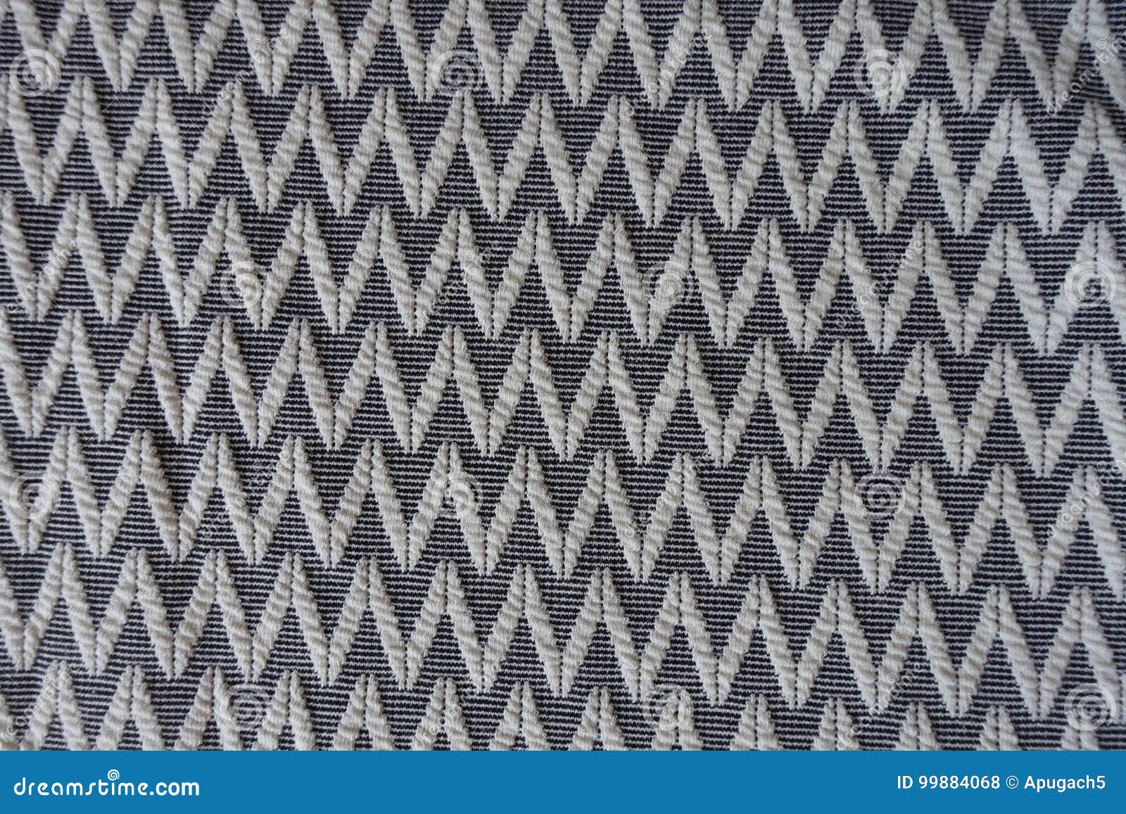 Textile with Woven Geometric Zigzag Pattern Stock Photo - Image of ...