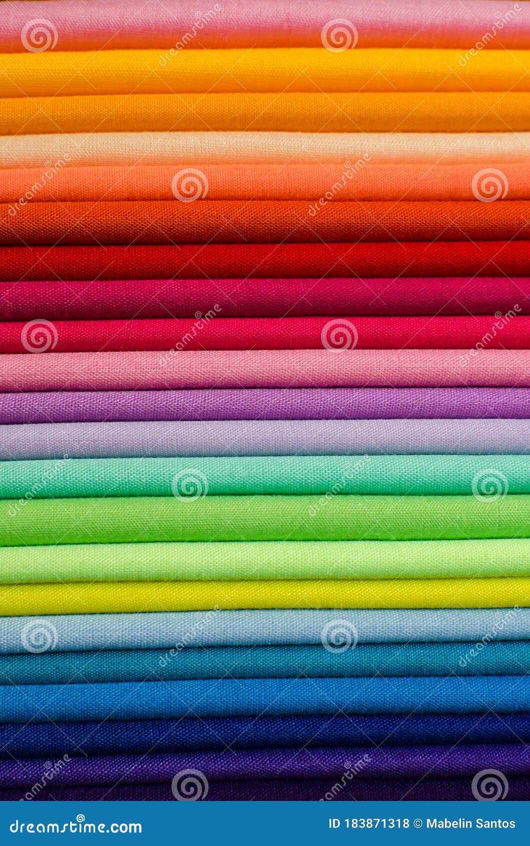 Textiles in a Variety of Tones Stock Photo - Image of colorful, fiber ...