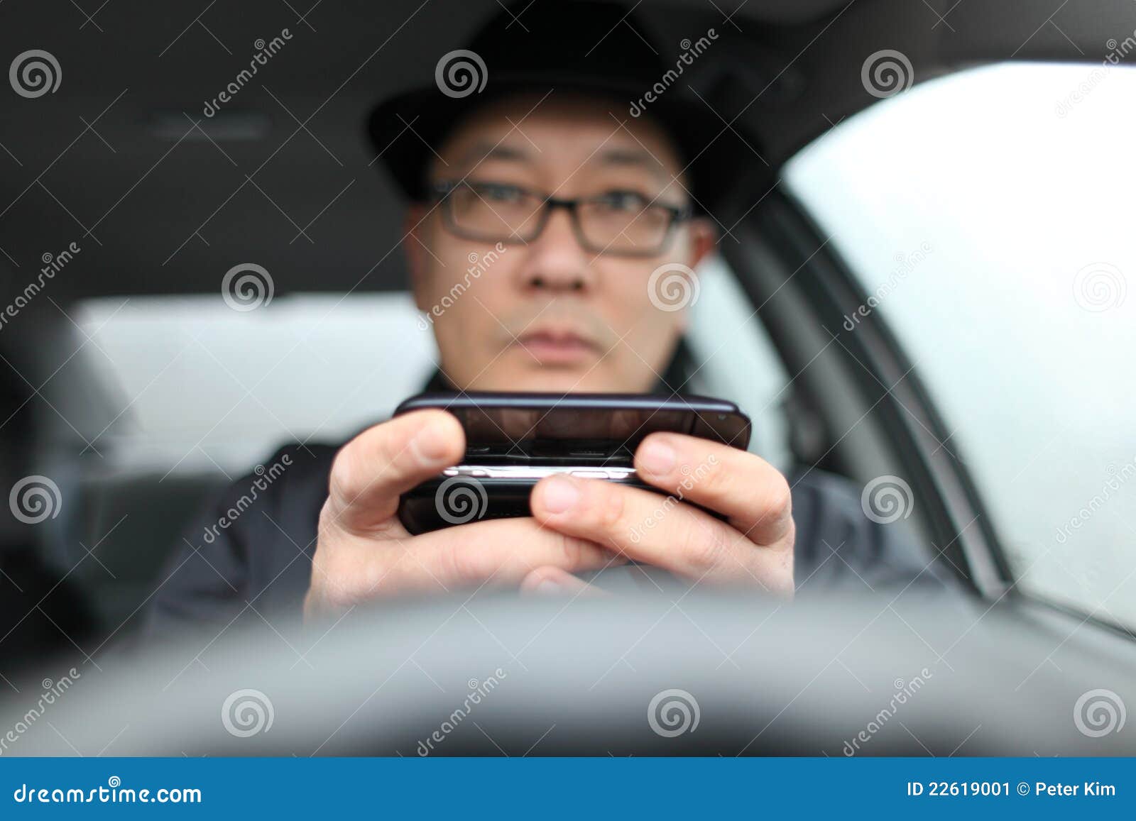 Texting while driving stock image. Image of auto, automobile - 22619001