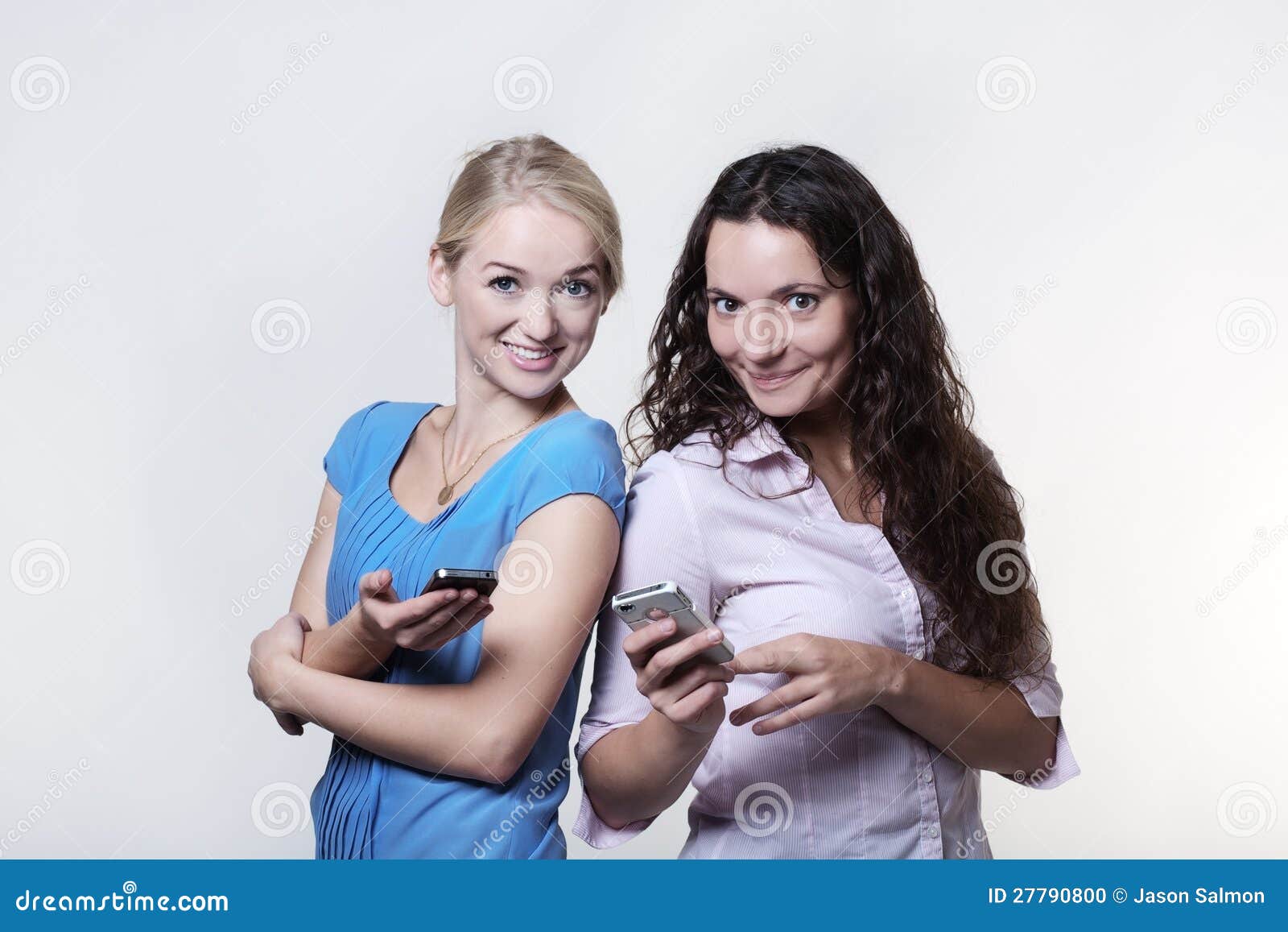 Texting each other stock photo. Image of cellular, caucasian - 27790800