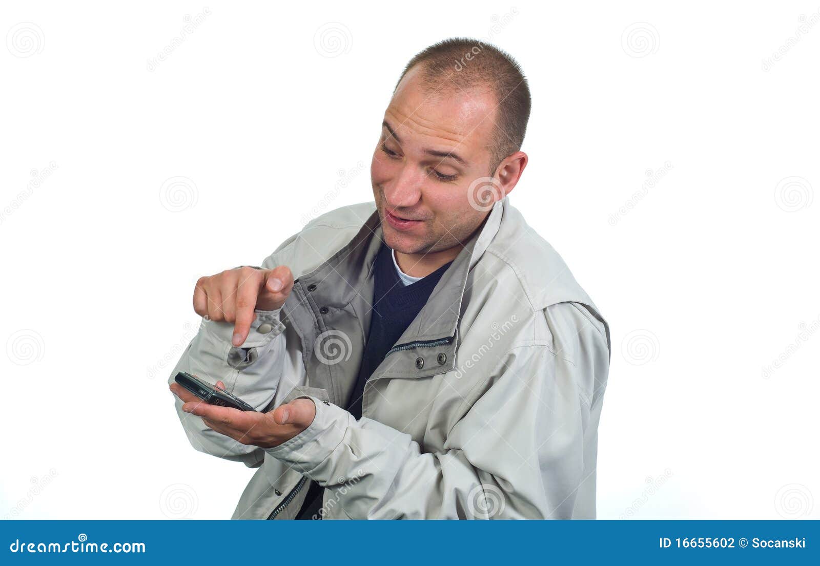 Texting is Fun stock photo. Image of entertaining, finger - 16655602