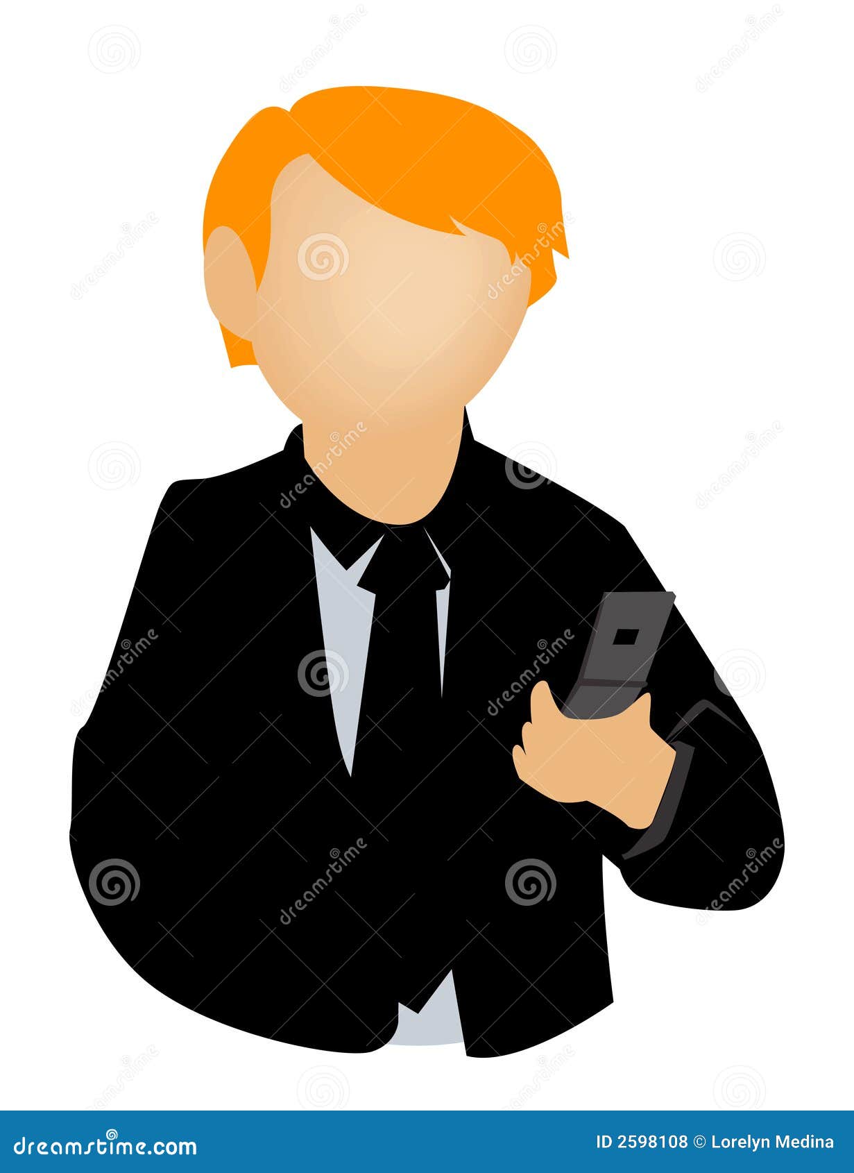 Texting Icon stock illustration. Illustration of phone - 2598108