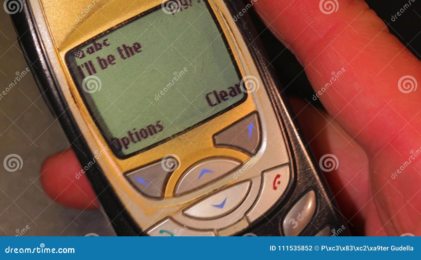 Old Phone Texting stock footage. Video of communication - 111535852