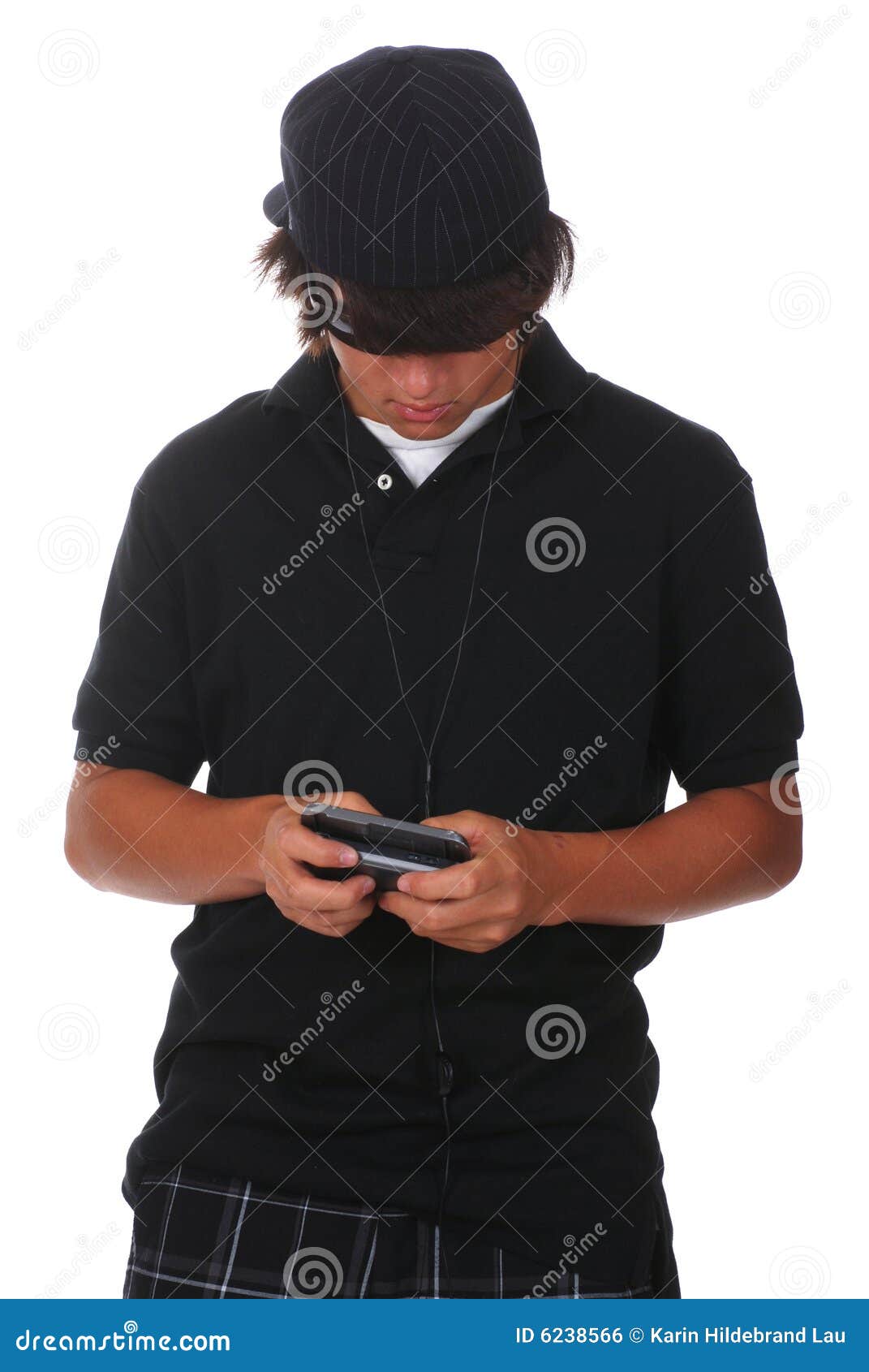Texting Teen stock photo. Image of messaging, mixed, hold - 6238566