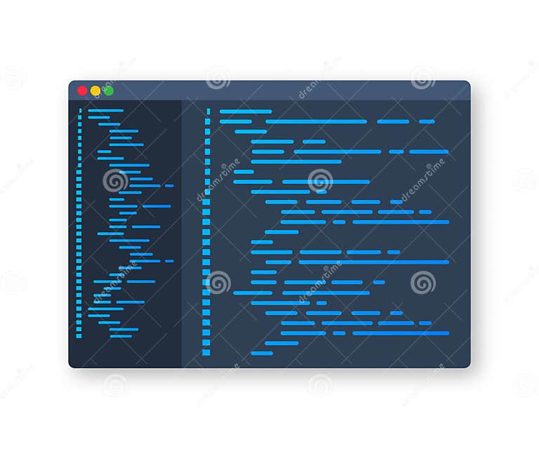 Texto De Código Java Digital. Concepto Vectorial De Codificación De Software Informático. Script ...