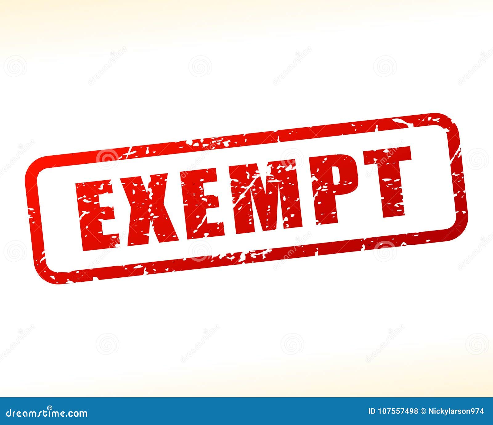 Texto Exento Protegido En El Fondo Blanco Ilustración del Vector ...