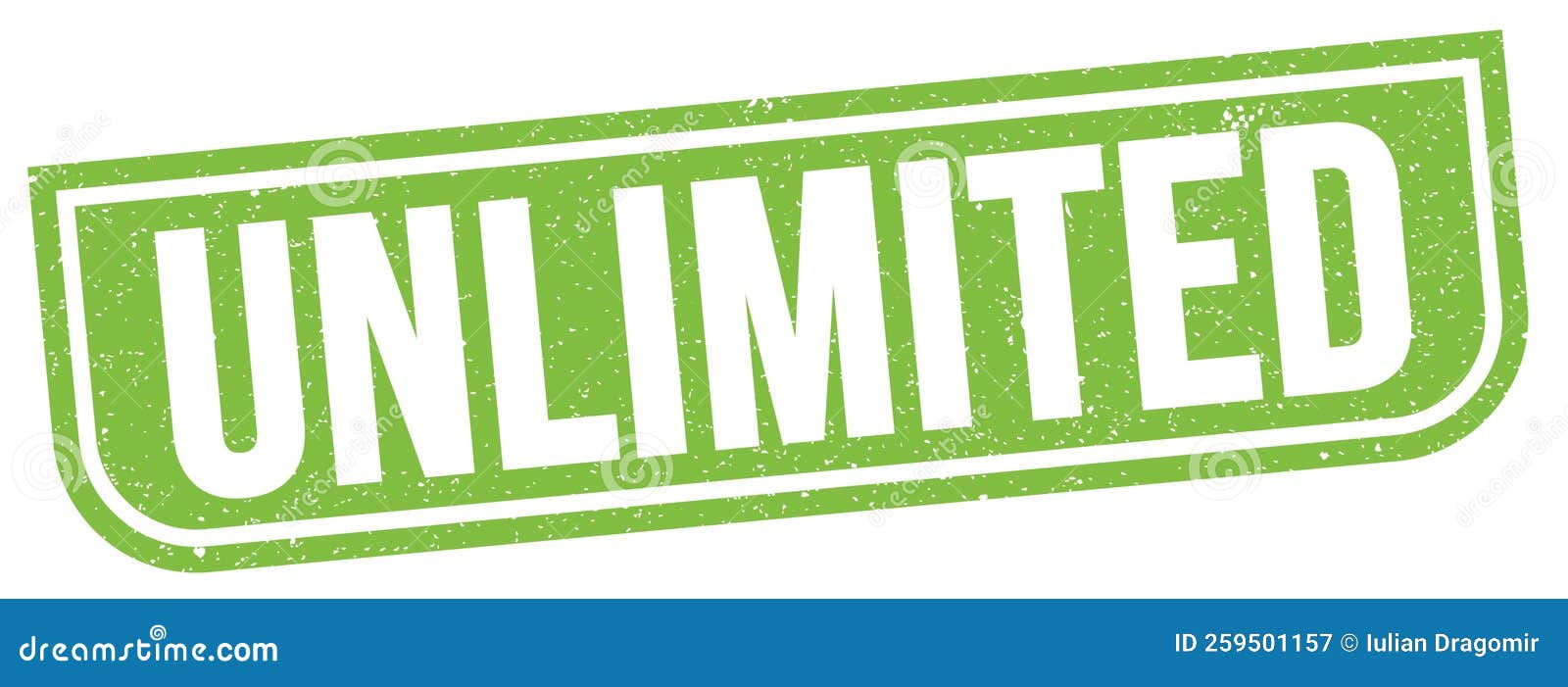 Texto Ilimitado Escrito Com Carimbo Verde Ilustração Stock - Ilustração ...