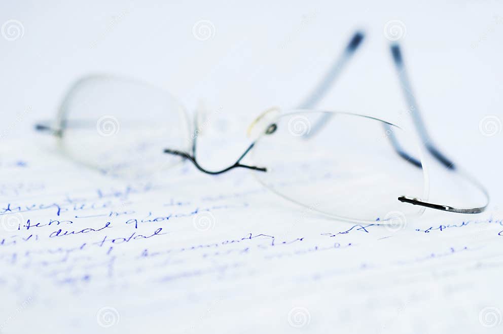 Texto manuscrito imagen de archivo. Imagen de funcionario - 16635947