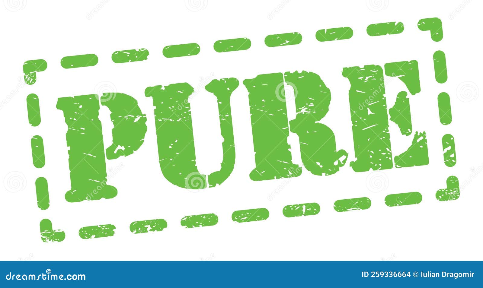 Texto Puro Escrito No Sinal Verde Ilustração Stock - Ilustração de ...