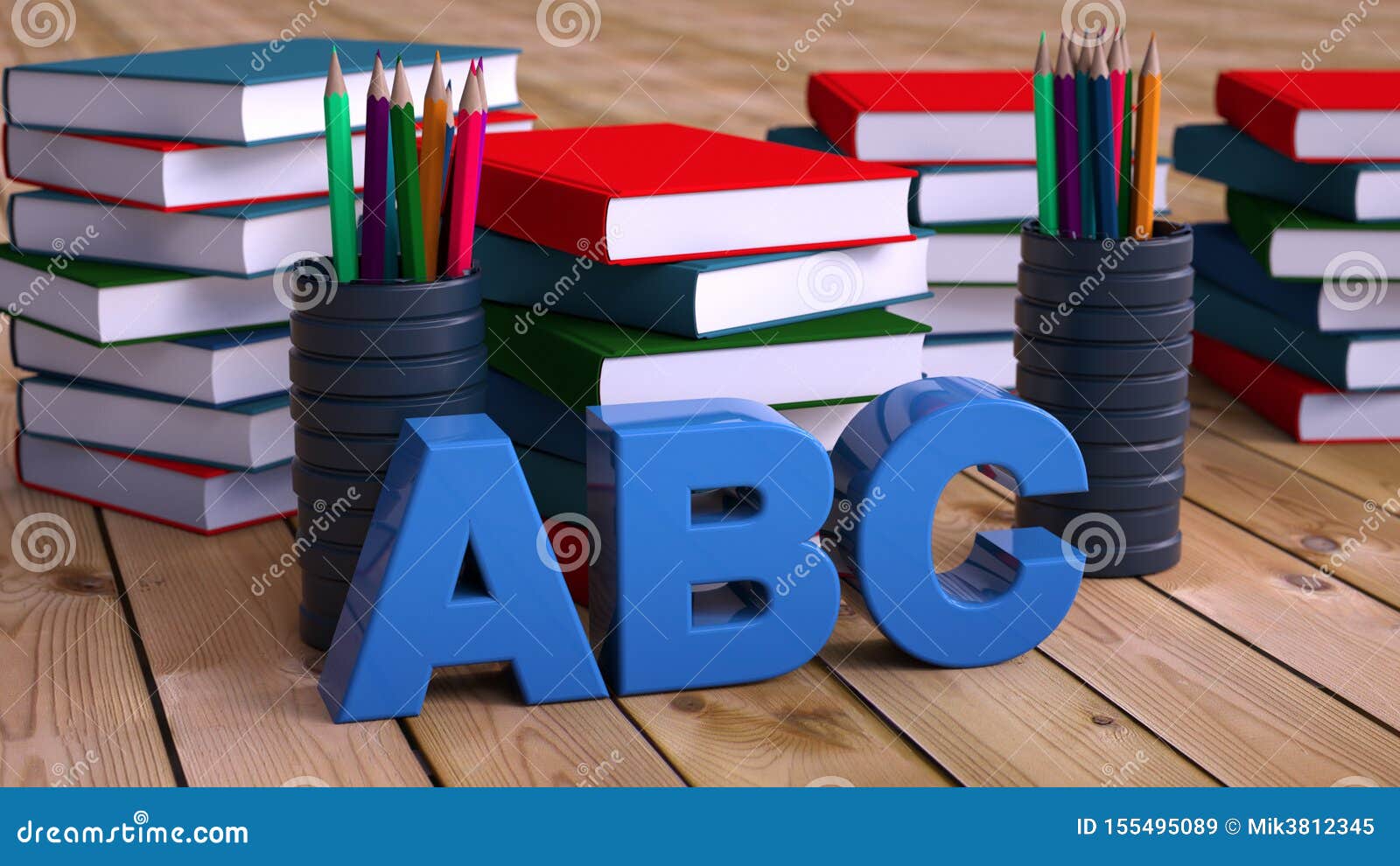 Texto y libros de ABC stock de ilustración. Ilustración de papel ...