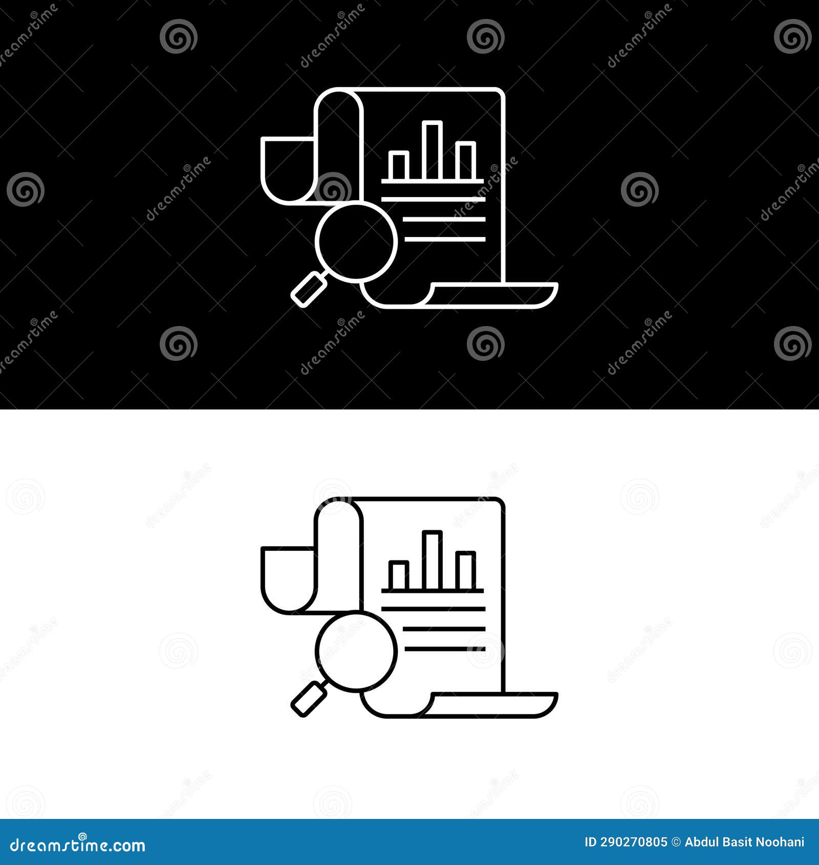 Textual Analysis Icon. Document Evaluation Tool Stock Vector ...