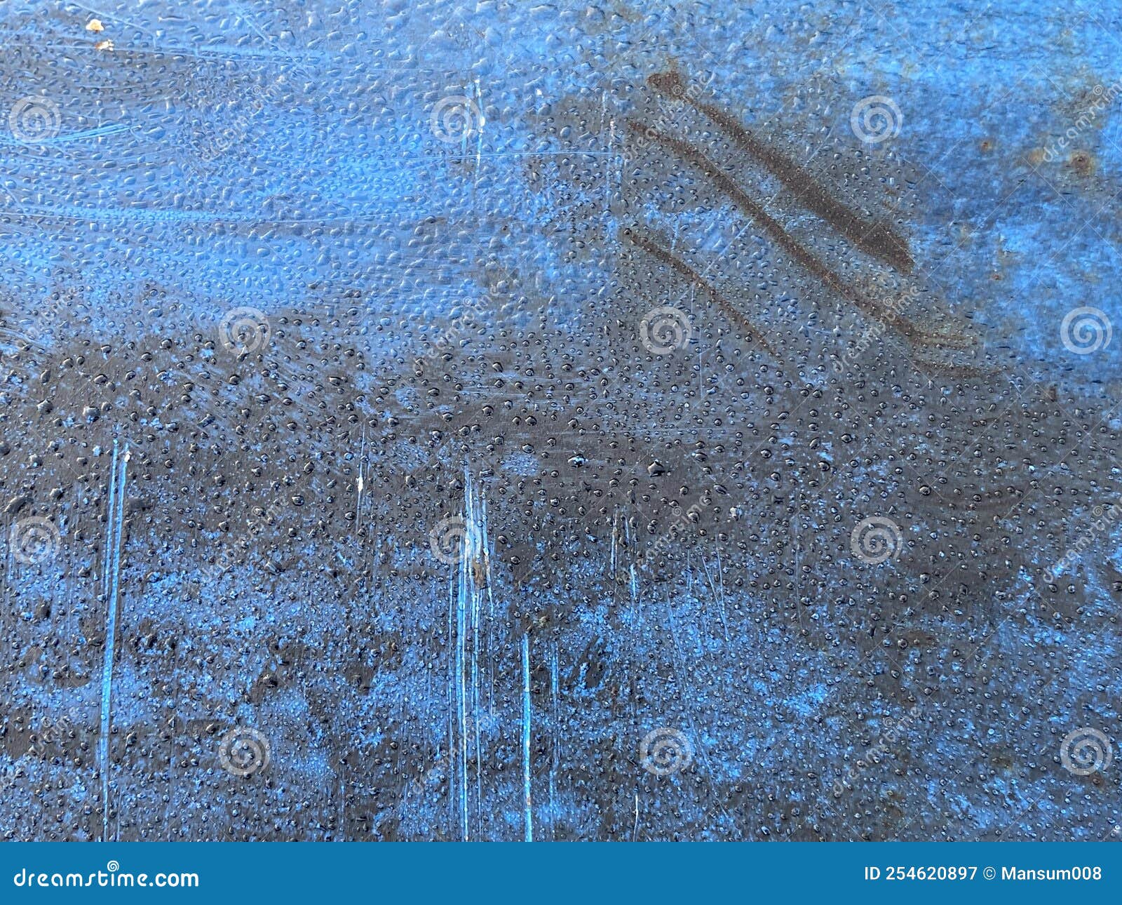 Textura Antiga Da Parede De Ferro Azul Imagem de Stock - Imagem de ...