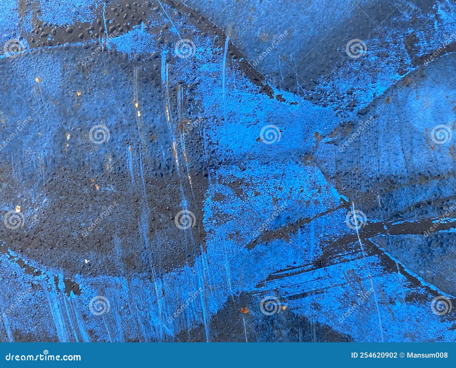 Textura Antiga Da Parede De Ferro Azul Foto de Stock - Imagem de ...