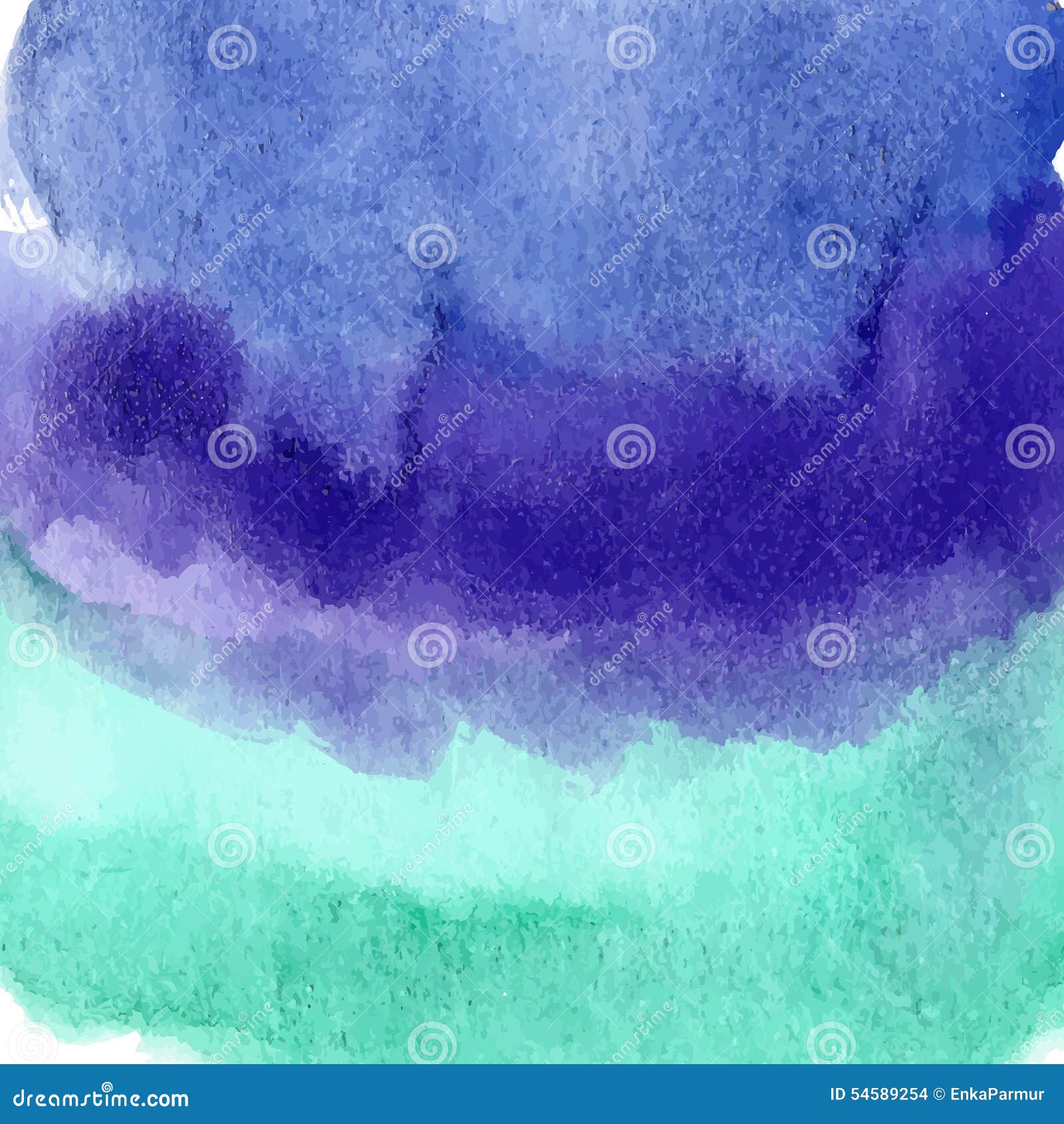 Textura Azul De La Acuarela De La Turquesa Ilustración del Vector ...