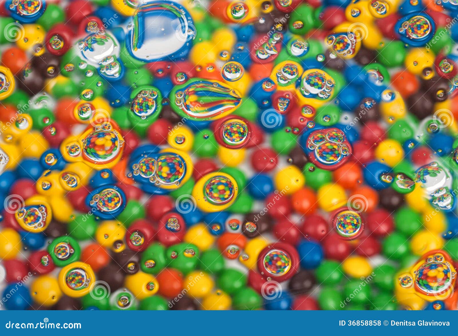 Textura Com Bolas E Bolhas Da Cor Foto de Stock - Imagem de forma ...