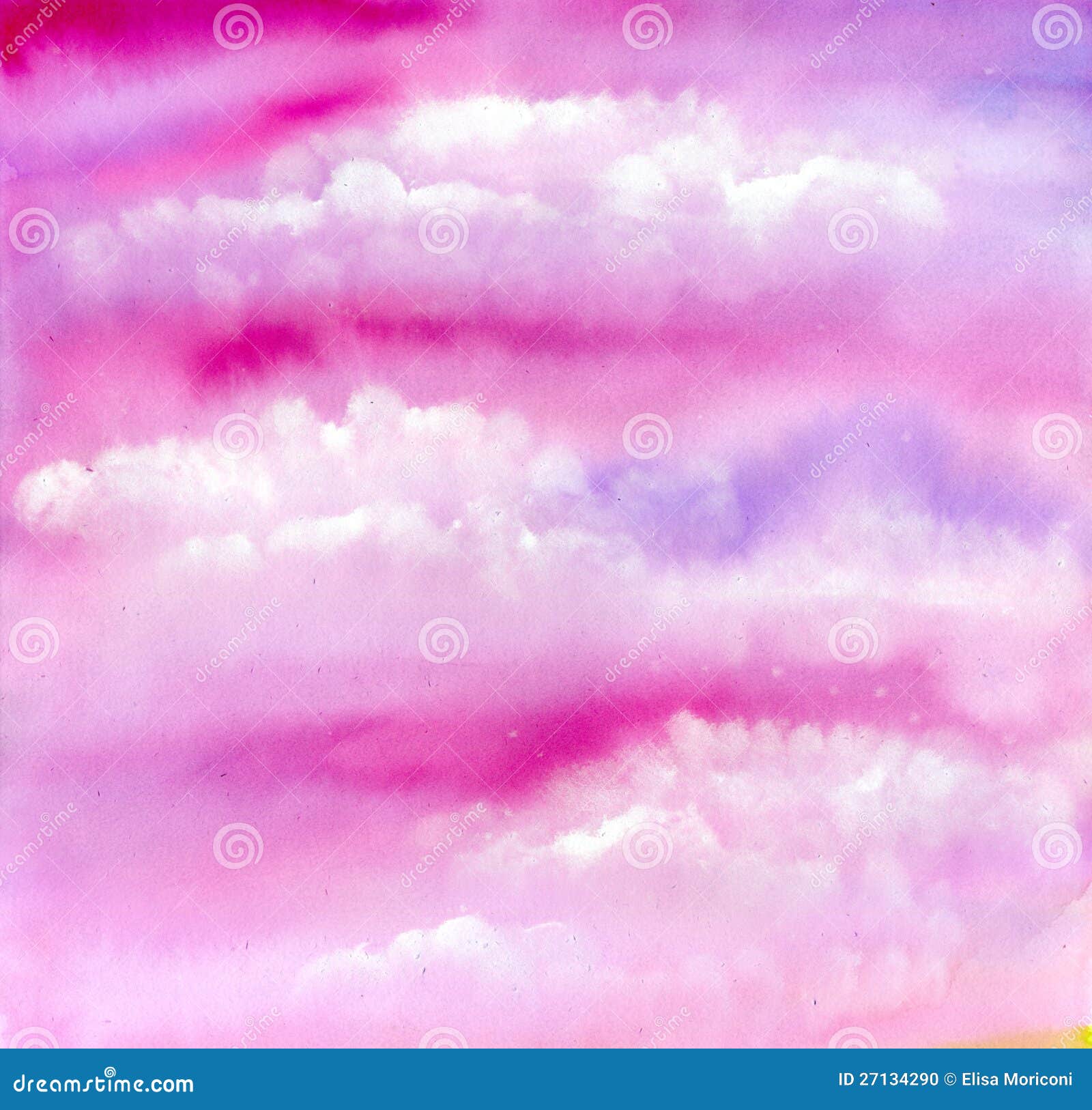 Textura Cor-de-rosa Do Céu E Das Nuvens Foto de Stock - Imagem de ...
