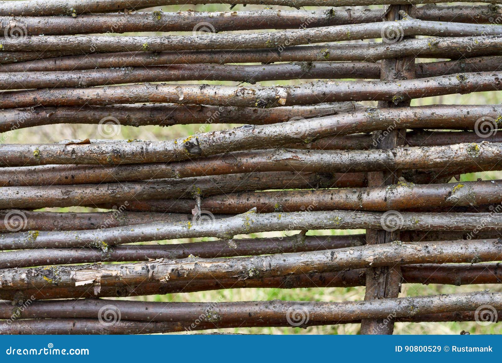 Textura Da Cerca De Vime, Fundo Natural Imagem de Stock - Imagem de ...