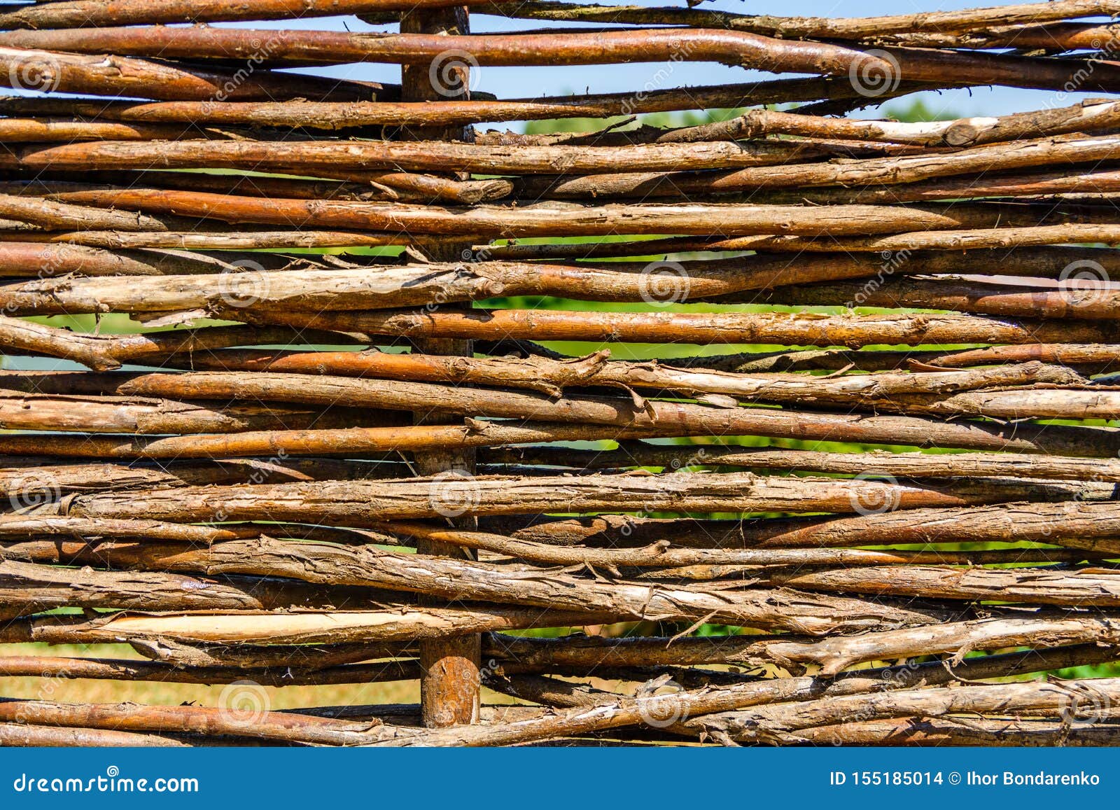 Textura Da Cerca De Vime Para O Fundo Foto de Stock - Imagem de cerca ...