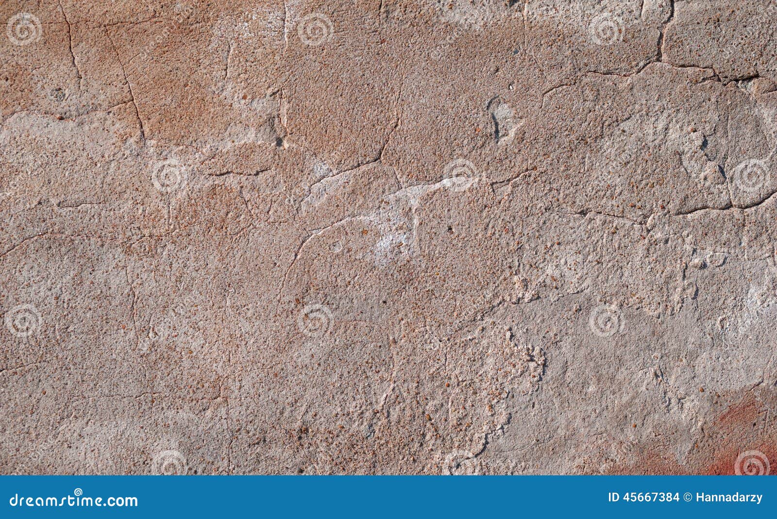 Textura Da Parede Velha Coberta Com O Estuque Cor-de-rosa Foto de Stock ...