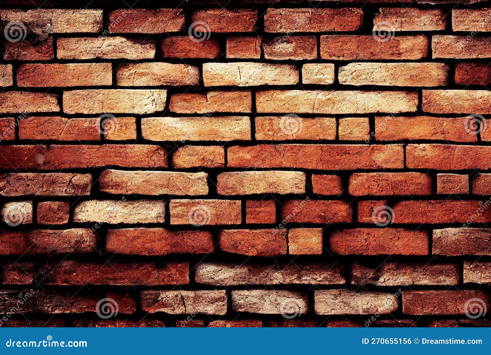 Textura De Fundo Da Parede De Tijolos Castanhos Ilustração Stock