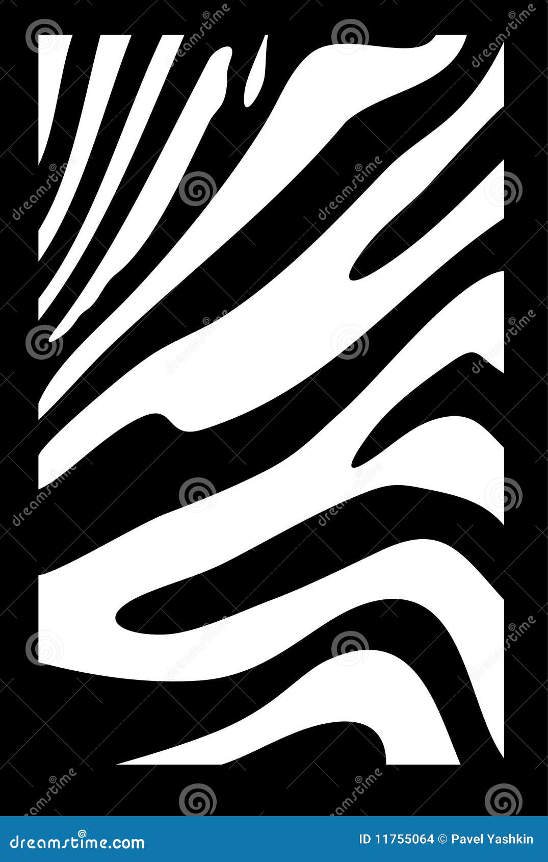 Textura de la cebra ilustración del vector. Ilustración de blanco ...