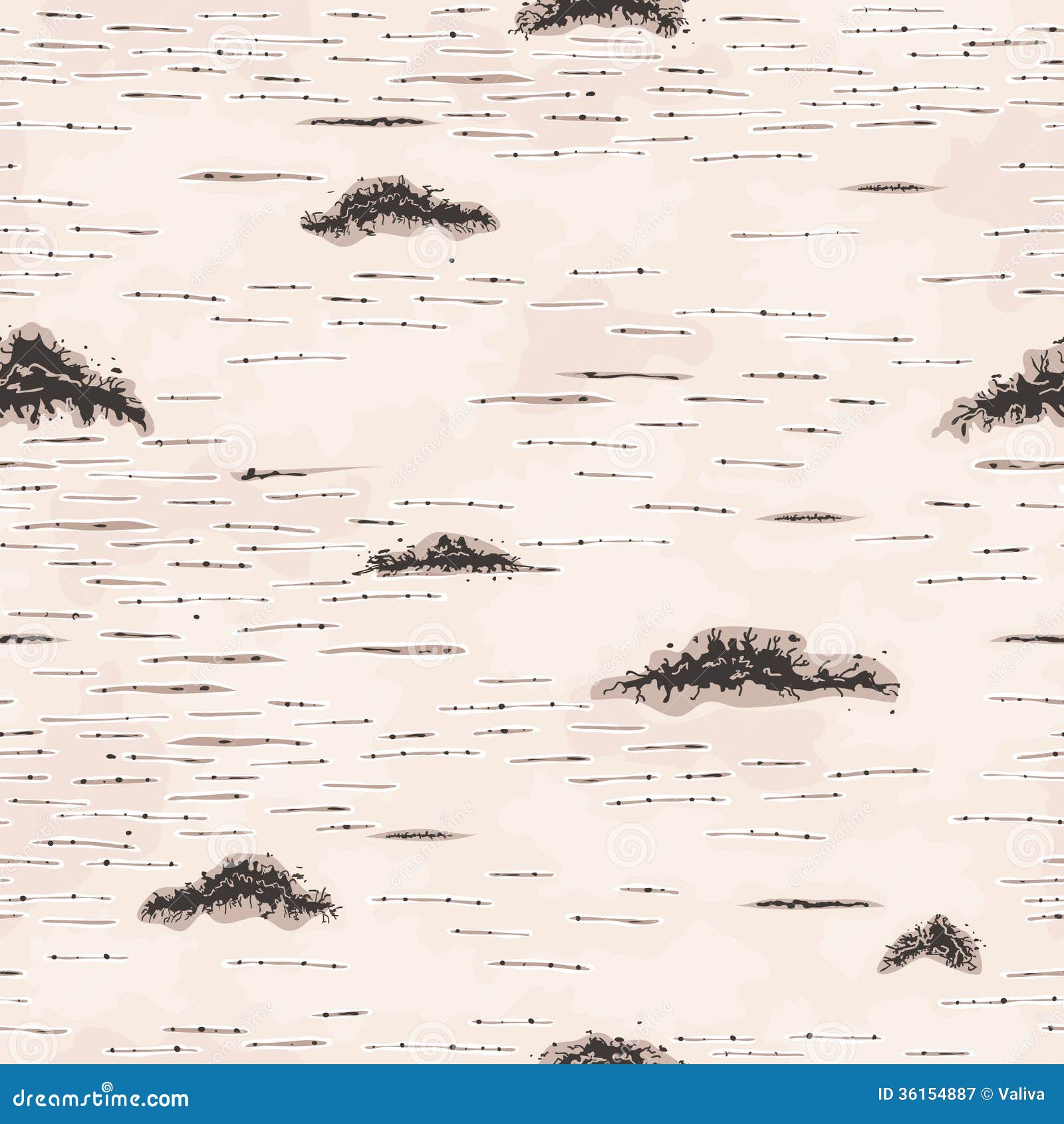 Textura De La Corteza De Abedul Ilustración del Vector - Ilustración de ...