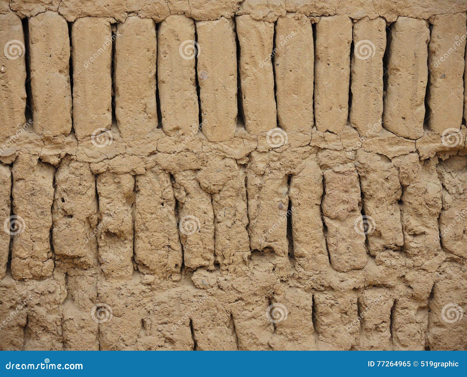 Textura De La Pared De Ladrillos De Adobe Imagen de archivo - Imagen de ...