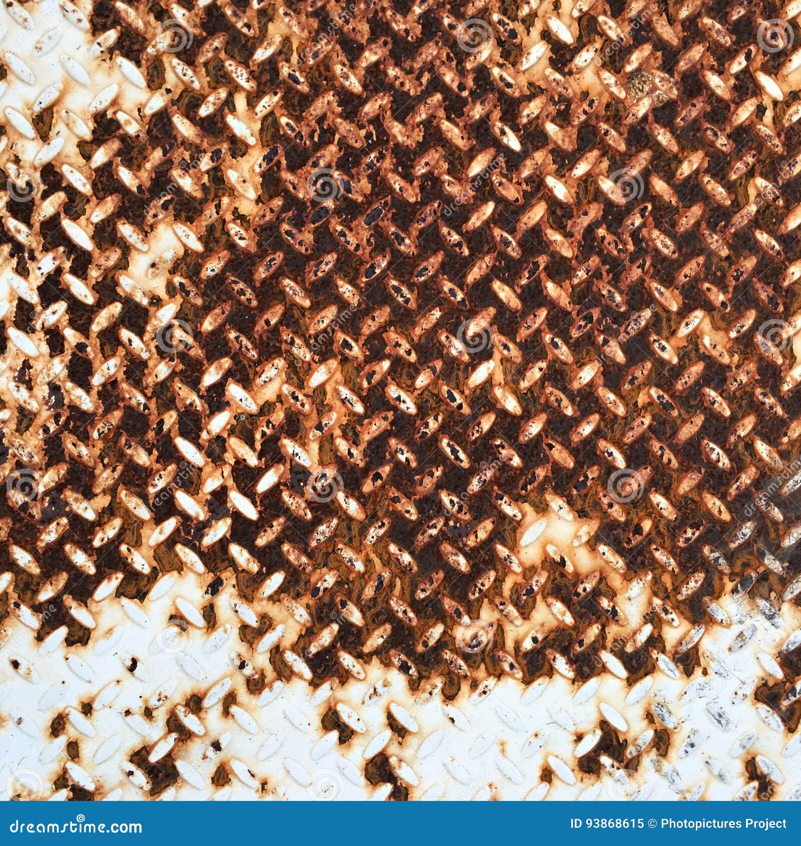 Textura De La Placa De Metal Oxidada Estriada Imagen de archivo ...