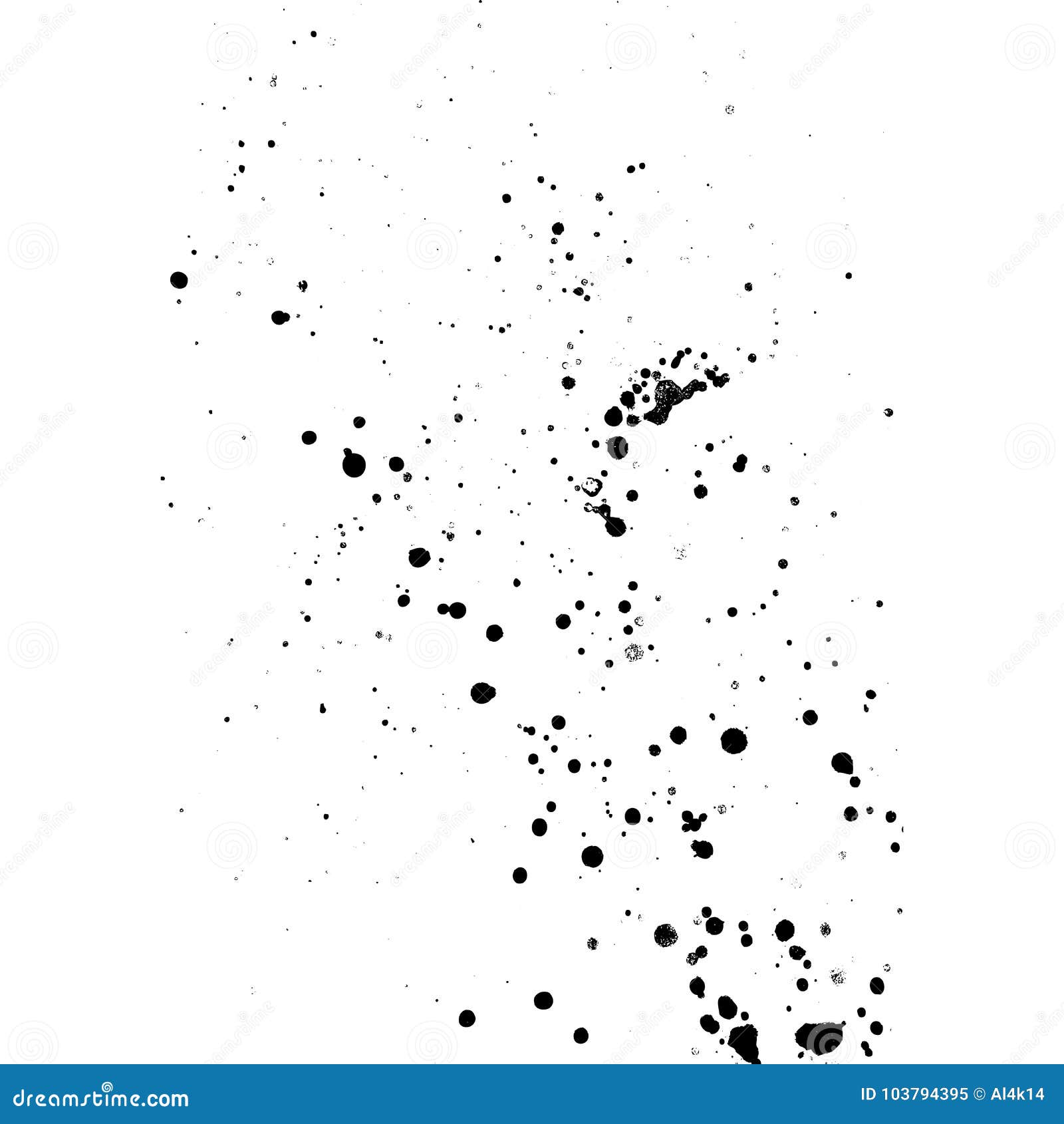 Textura De La Salpicadura De La Pintura De La Tinta Del Vector ...