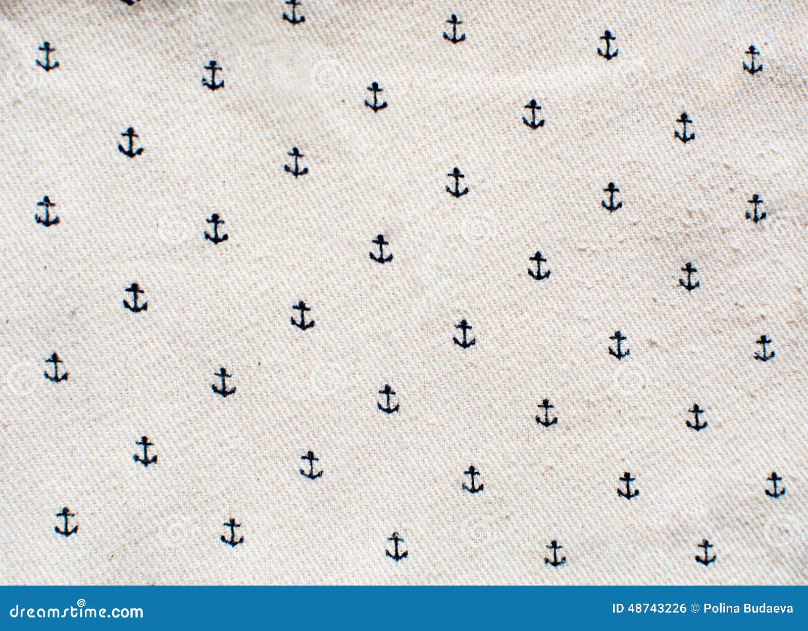 Textura De La Tela Con Las Anclas Foto de archivo - Imagen de creativo ...