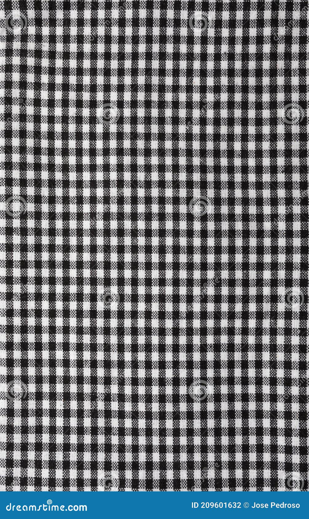 Textura De Mantel Vichy. Blanco Y Negro. Espacio De Copia Foto de ...