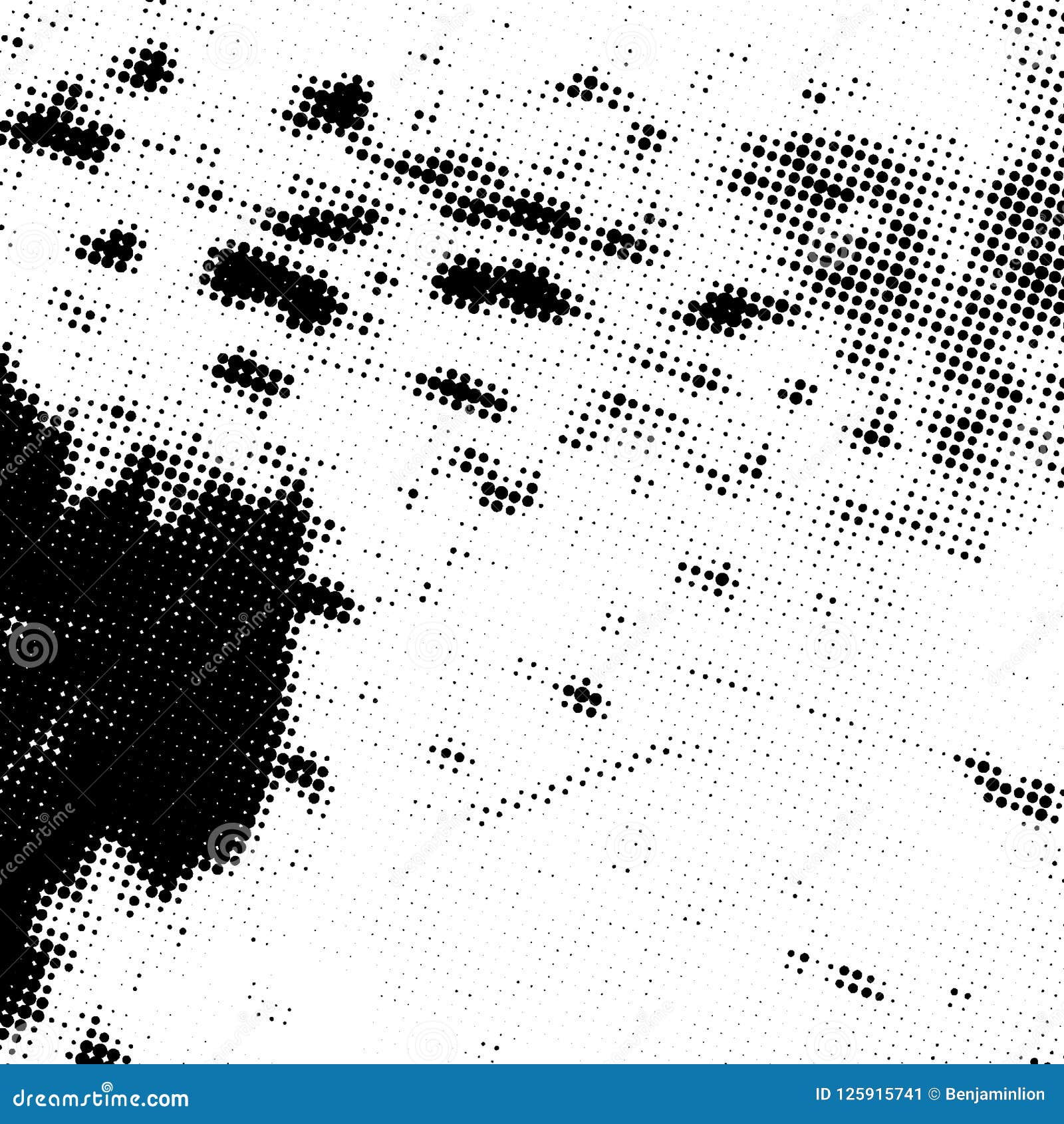 Textura De Semitono Del Grunge Ilustración del Vector - Ilustración de ...