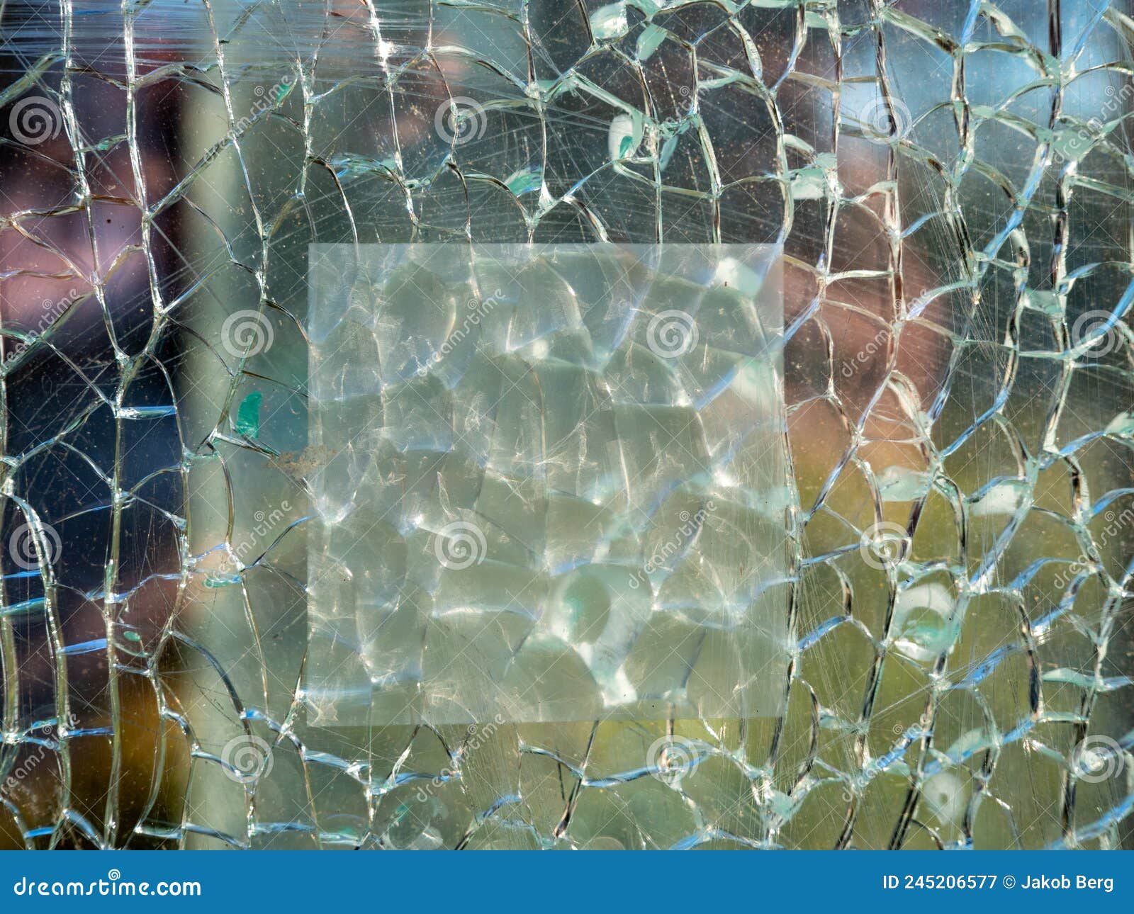 Textura De Vidrio Roto. Textura De Vidrio Craqueado. Imagen de archivo ...