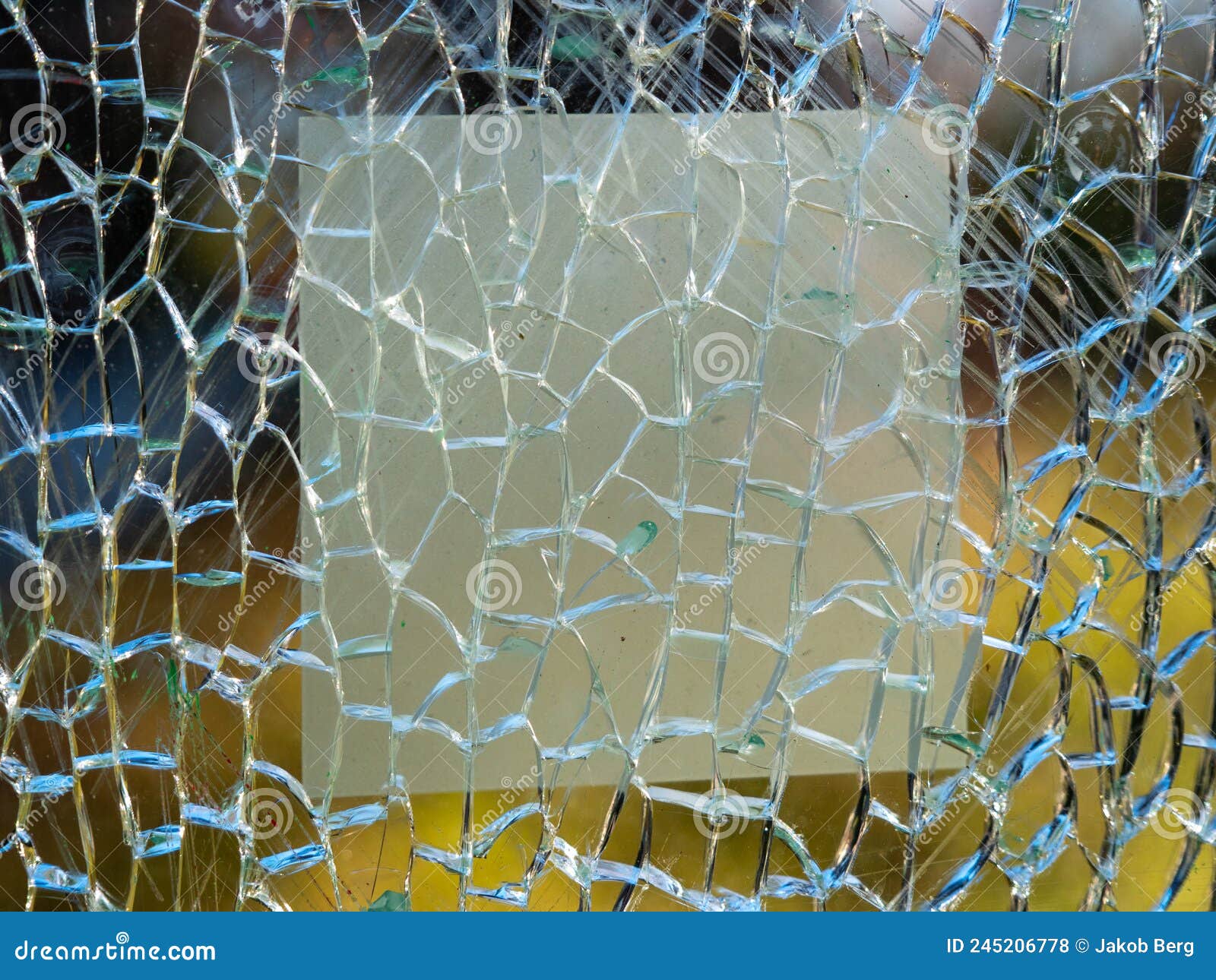 Textura De Vidrio Roto. Textura De Vidrio Craqueado. Foto de archivo ...