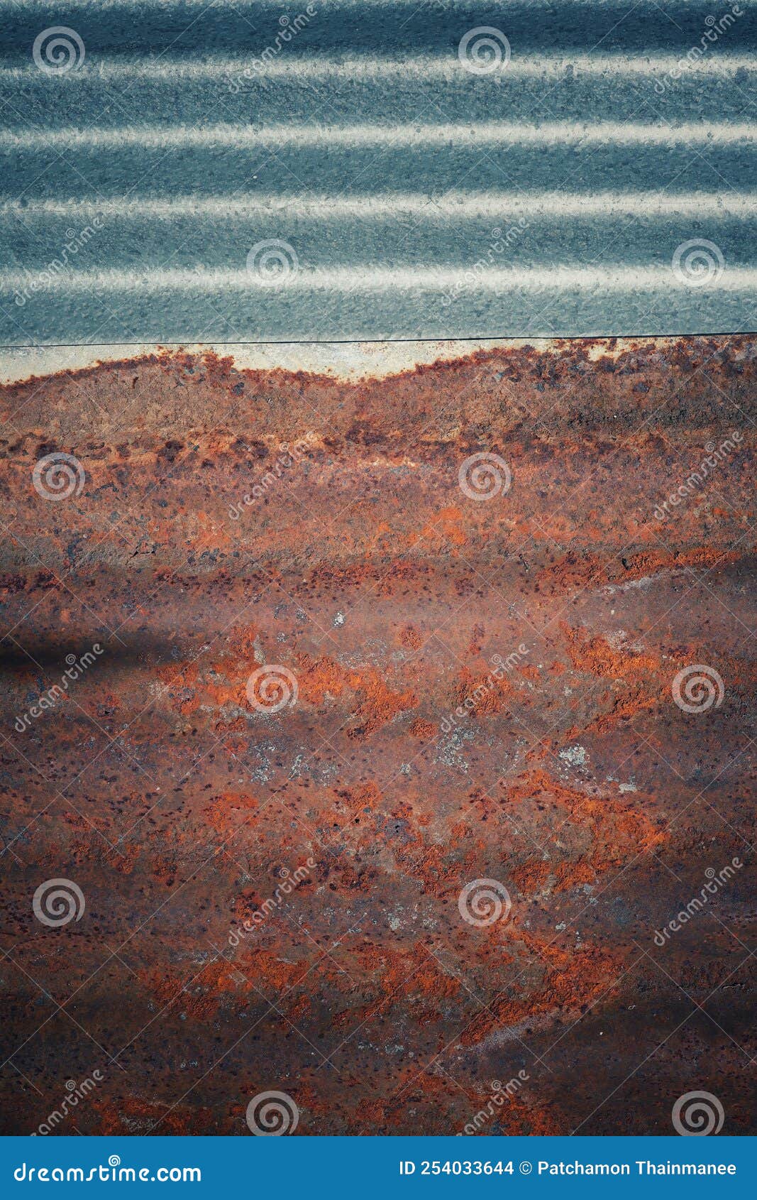 Textura De Zinc Oxidada Abstracta Foto de archivo - Imagen de rojo ...