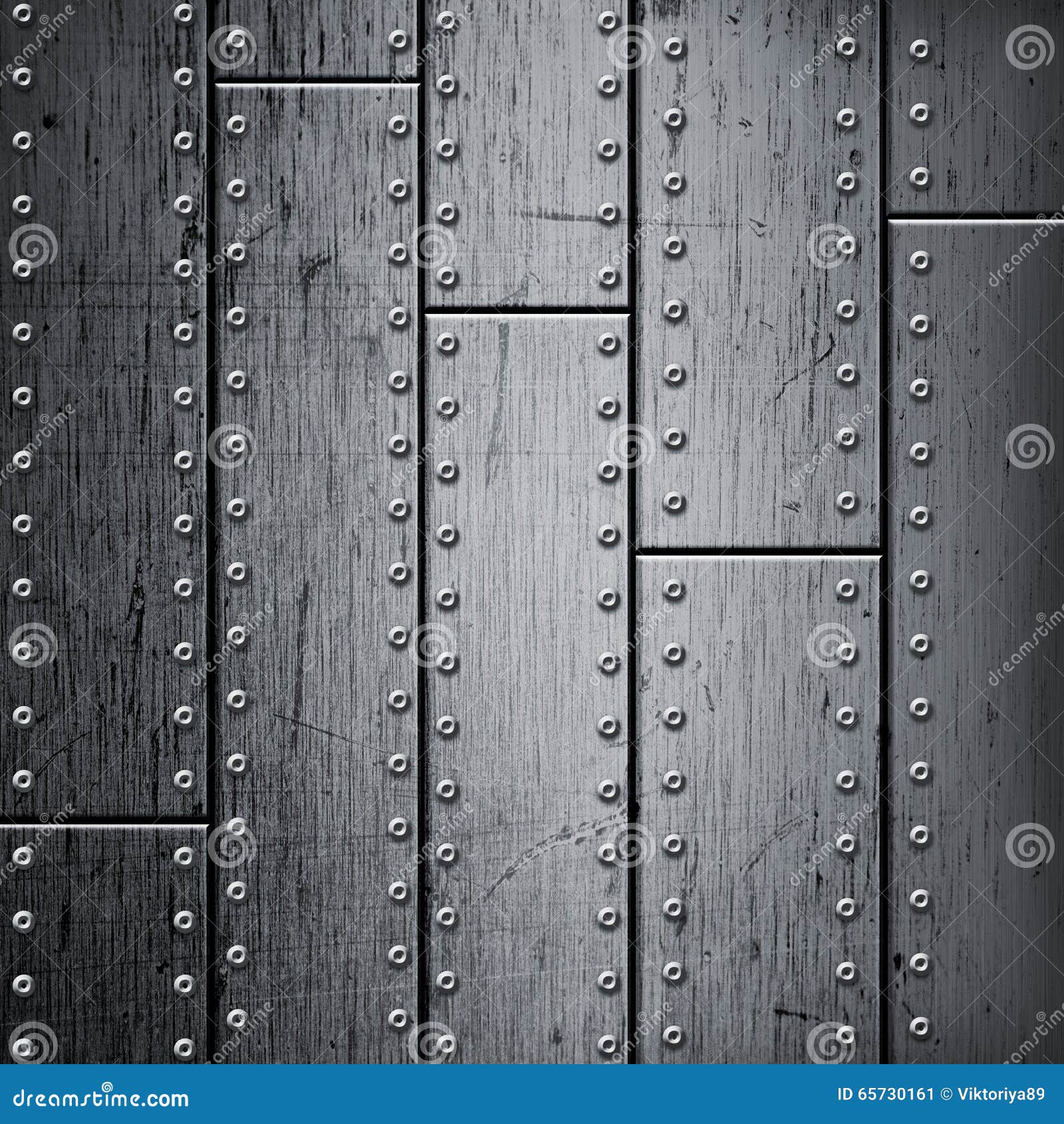 Textura Del Metal Con Los Remaches Stock de ilustración - Ilustración ...