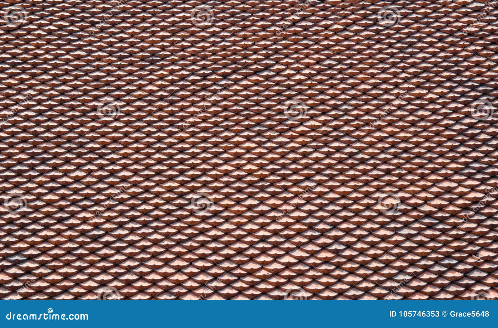 Textura Del Tejado De Tejas Rojas Imagen de archivo - Imagen de textura ...