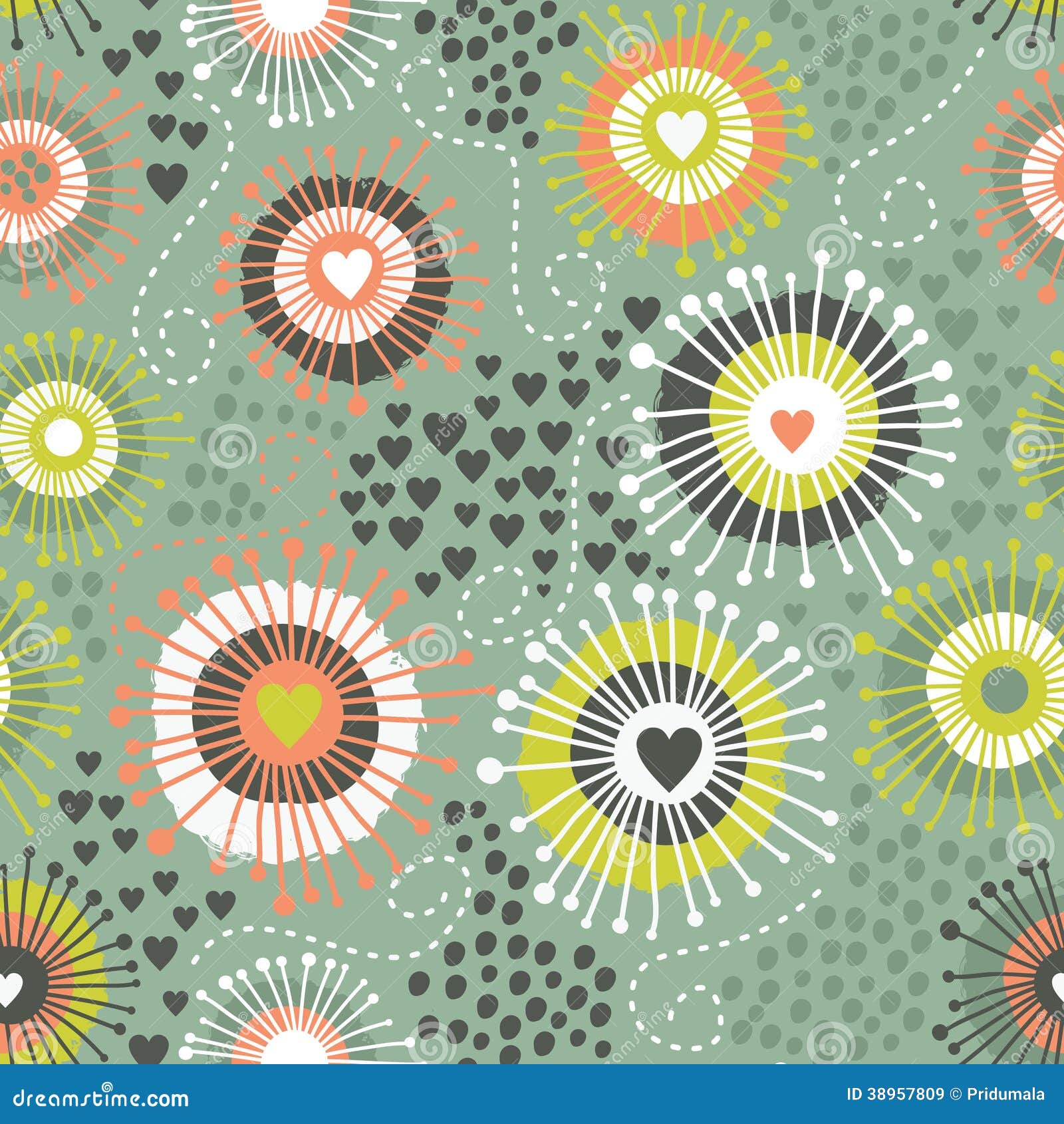 Textura Inconsútil Abstracta Psicodélica Ilustración del Vector ...