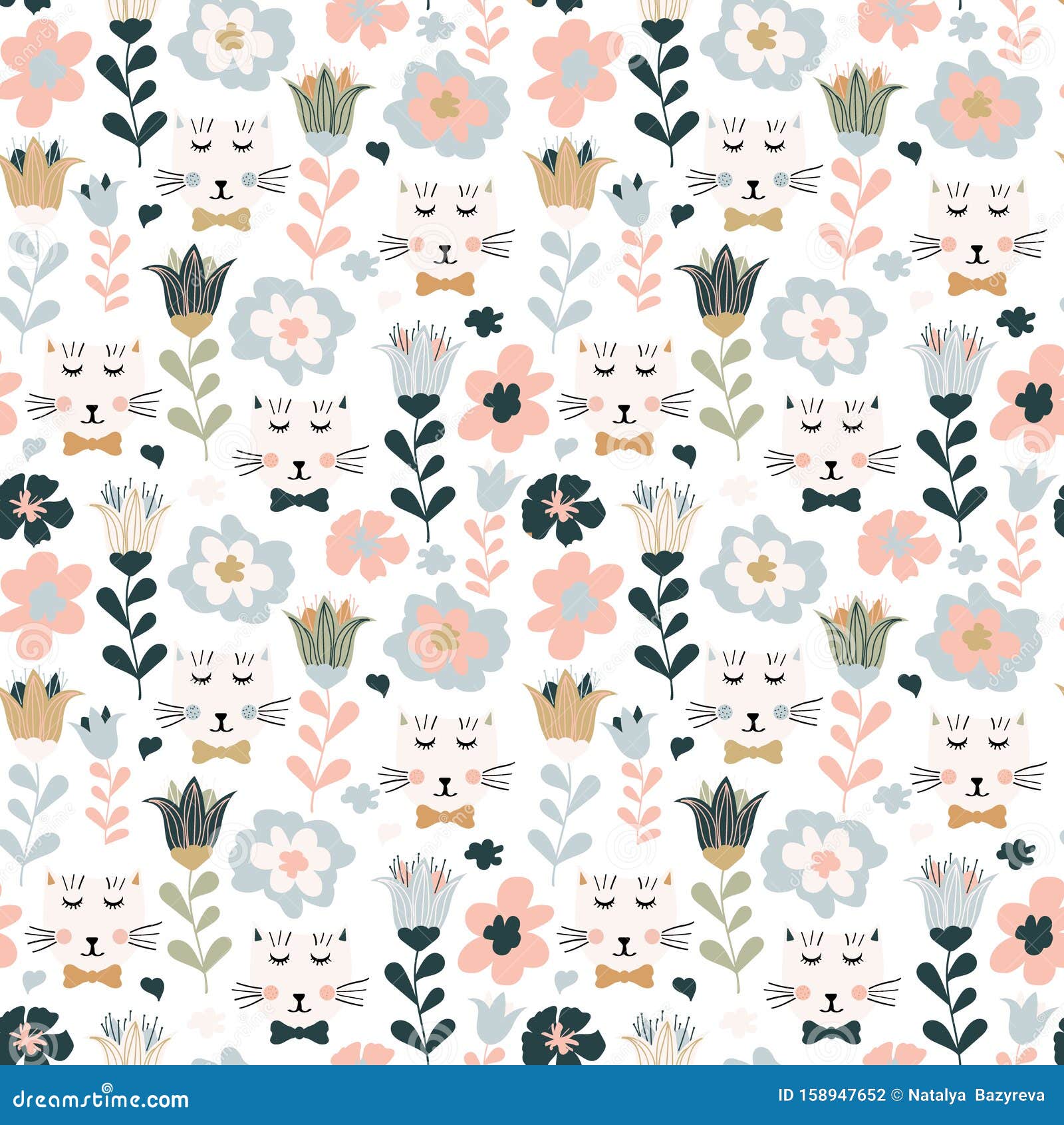 Textura Infantil Creativa En Colores Pastel Stock de ilustración ...