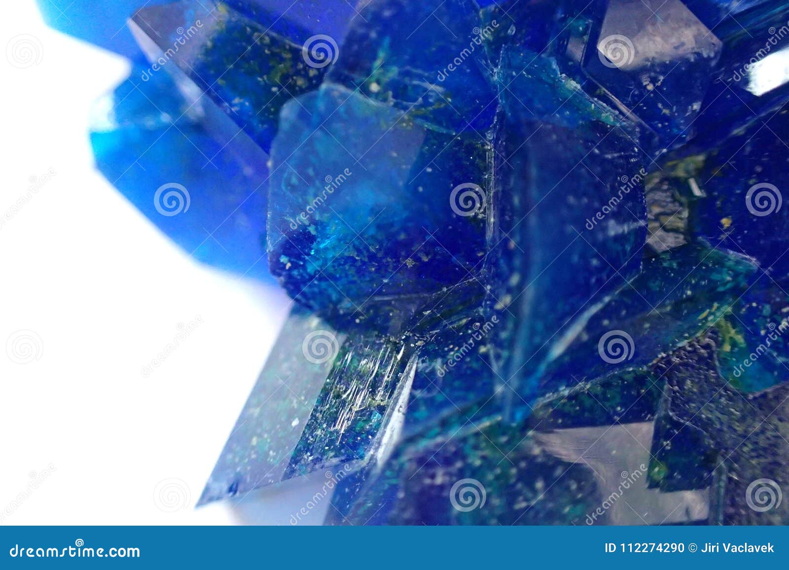 Textura Mineral Del Vitriolo Azul Foto de archivo - Imagen de mineral ...