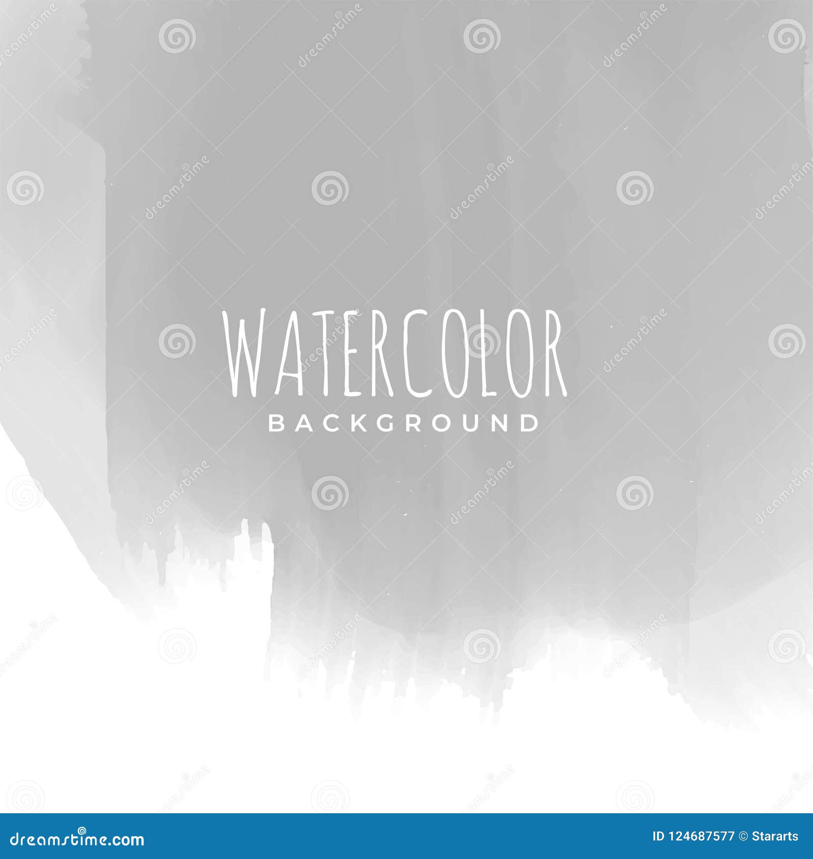 Textura Pintada A Mano Gris De La Acuarela Ilustración del Vector ...