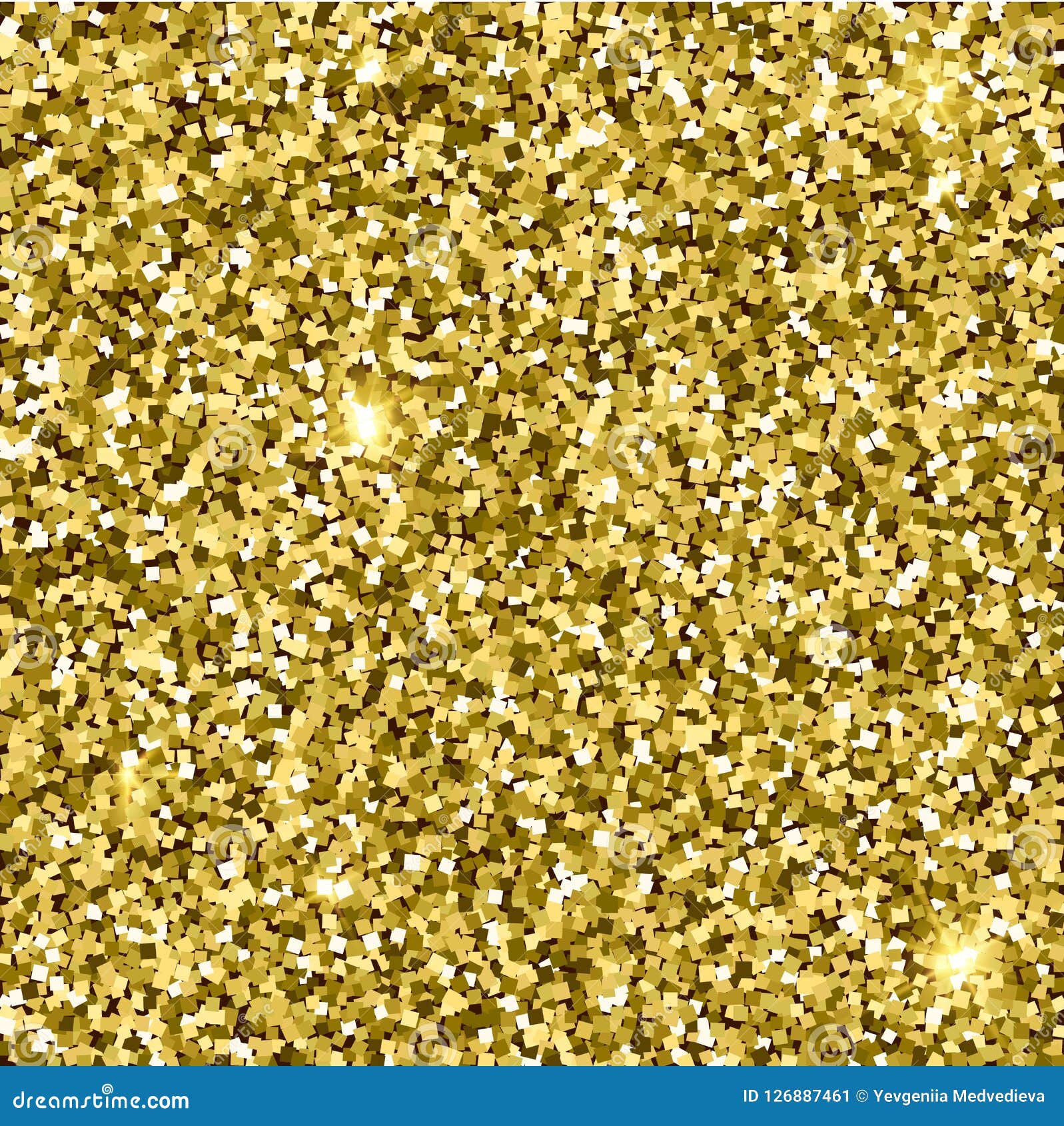 Textura Reluciente Del Oro Fondo De Oro Del Vector De La Chispa ...